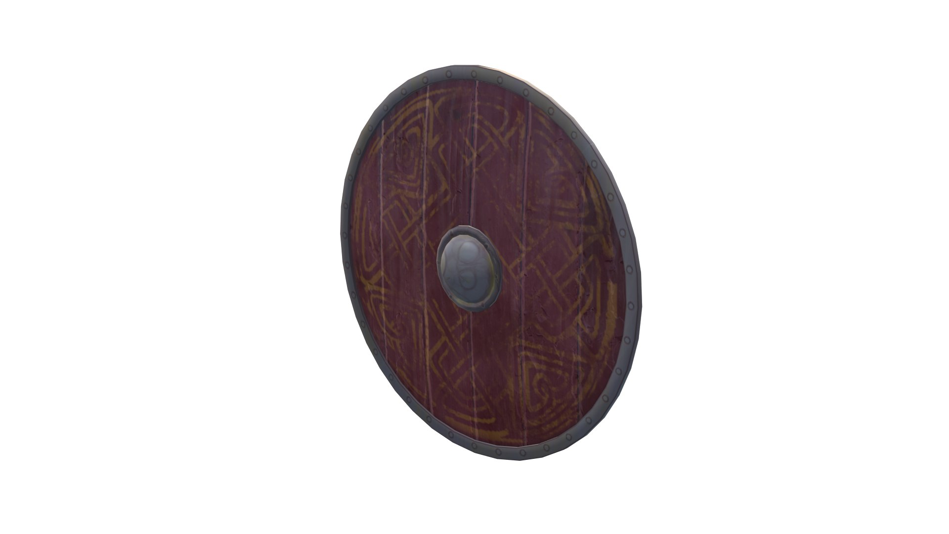 3D Low Poly Medieval Shield 3D Model Model - TurboSquid 2300239