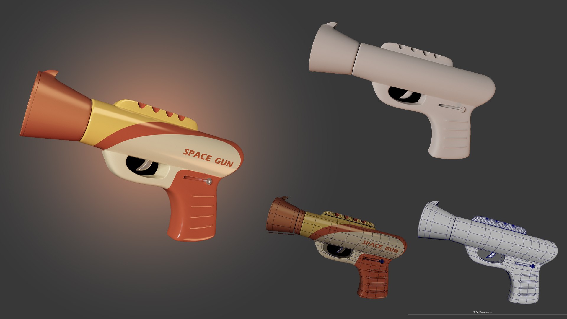Space Gun 3D Model - TurboSquid 2032757