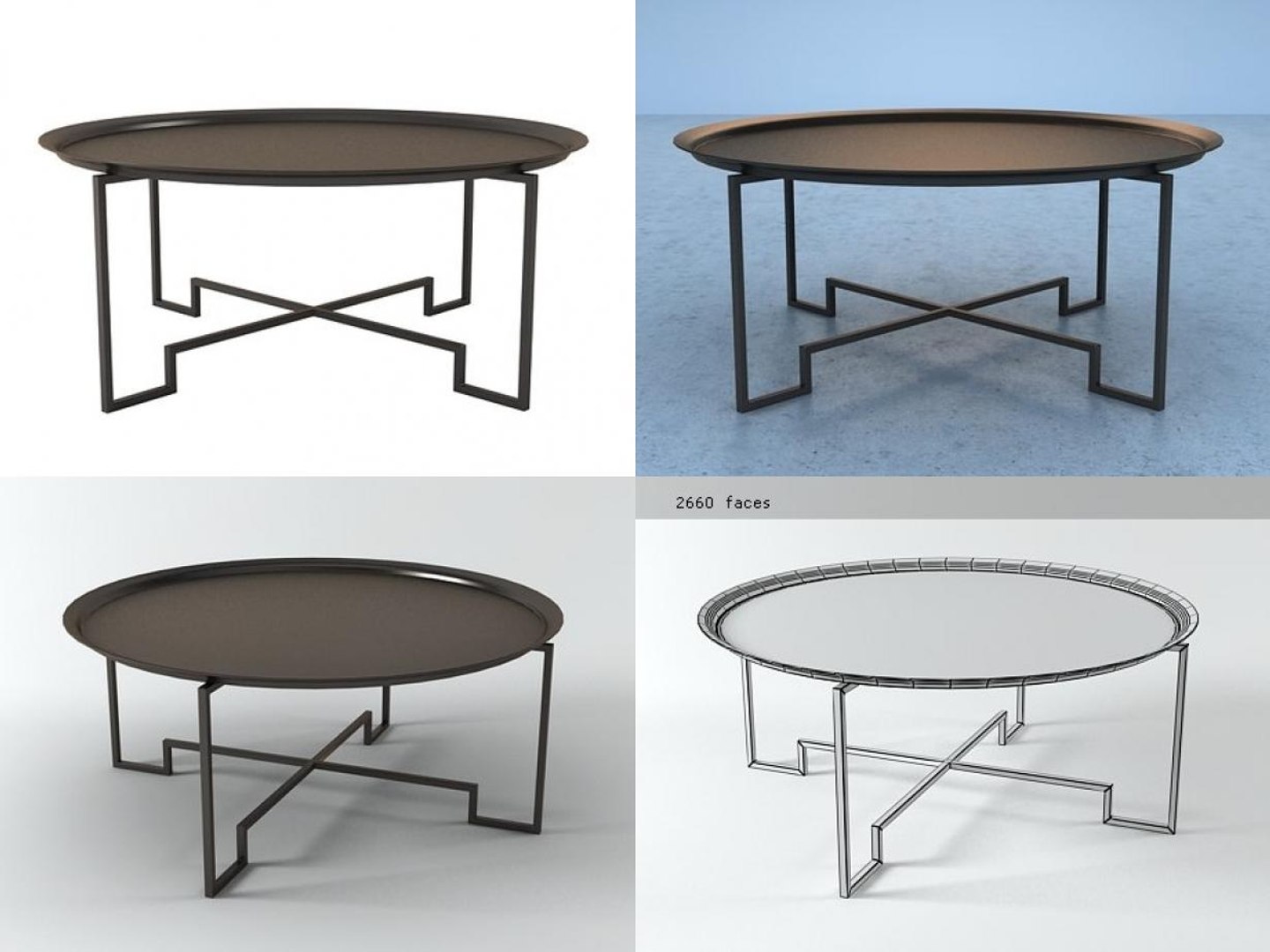 3D Coffee Table Model - TurboSquid 1184932
