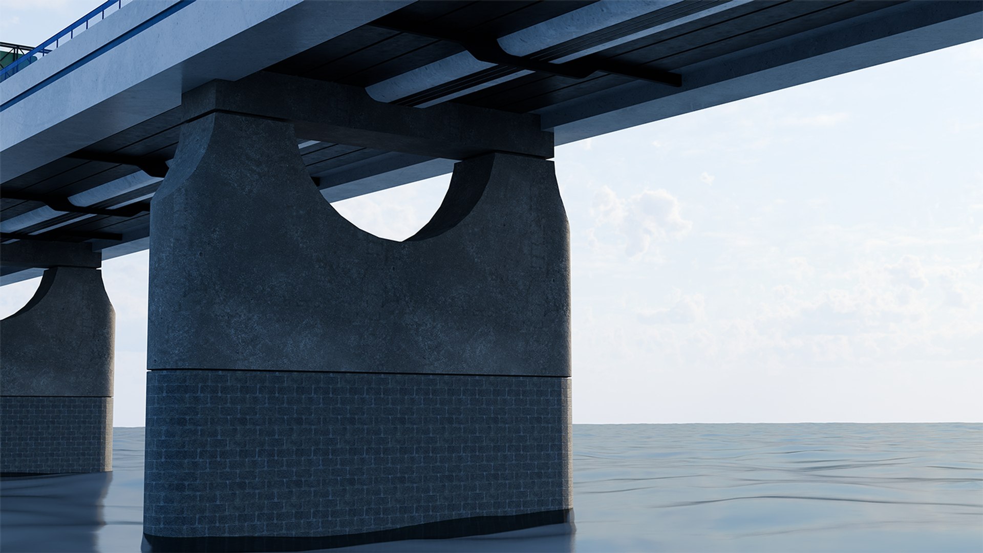 Most Apollo Bridge High Quality 3D Model Textured And UV Unwrapped 3D ...