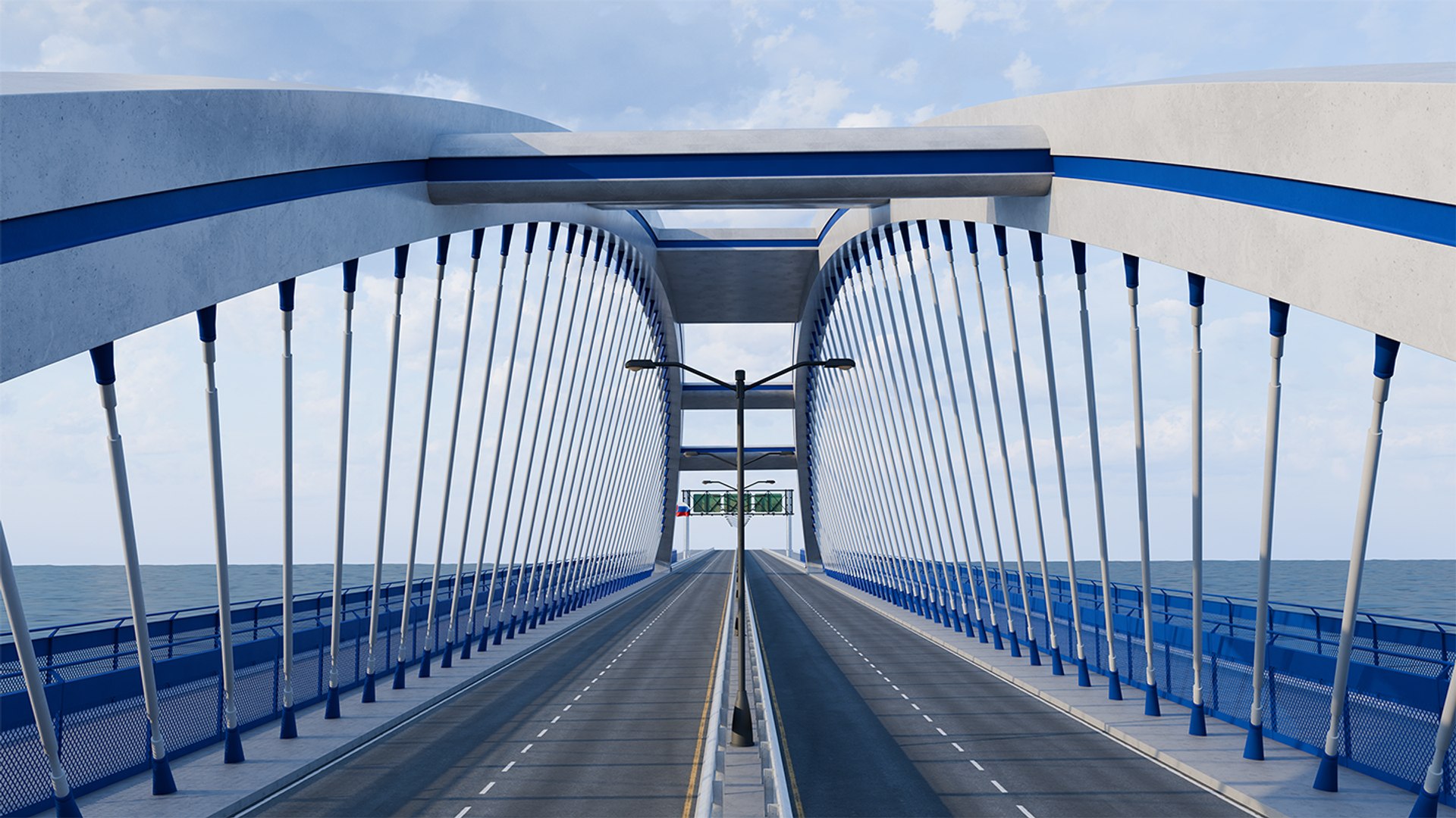 Most Apollo Bridge High Quality 3D Model Textured And UV Unwrapped 3D ...