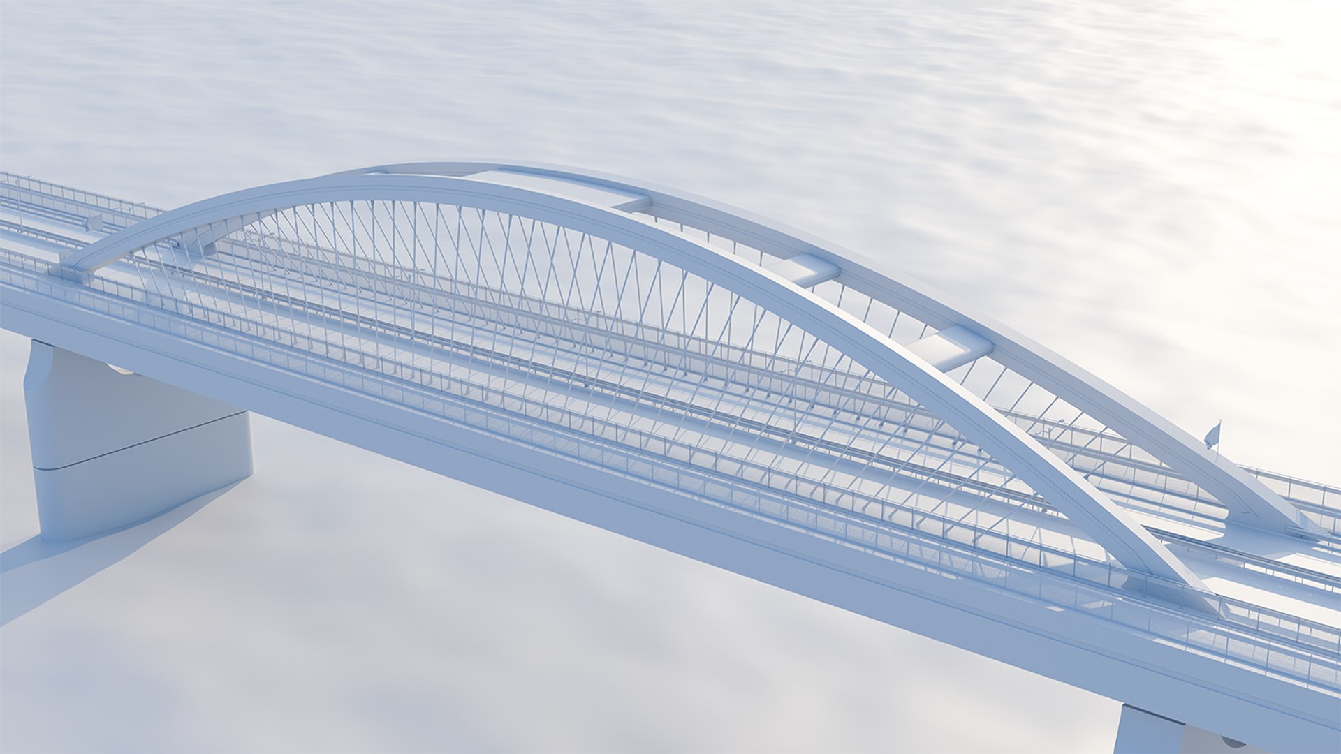 Most Apollo Bridge High Quality 3D Model Textured And UV Unwrapped 3D ...