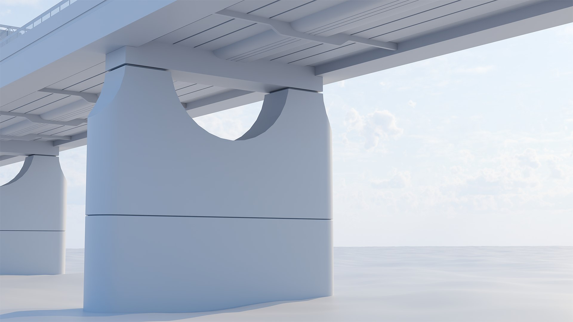 Most Apollo Bridge High Quality 3D Model Textured And UV Unwrapped 3D ...