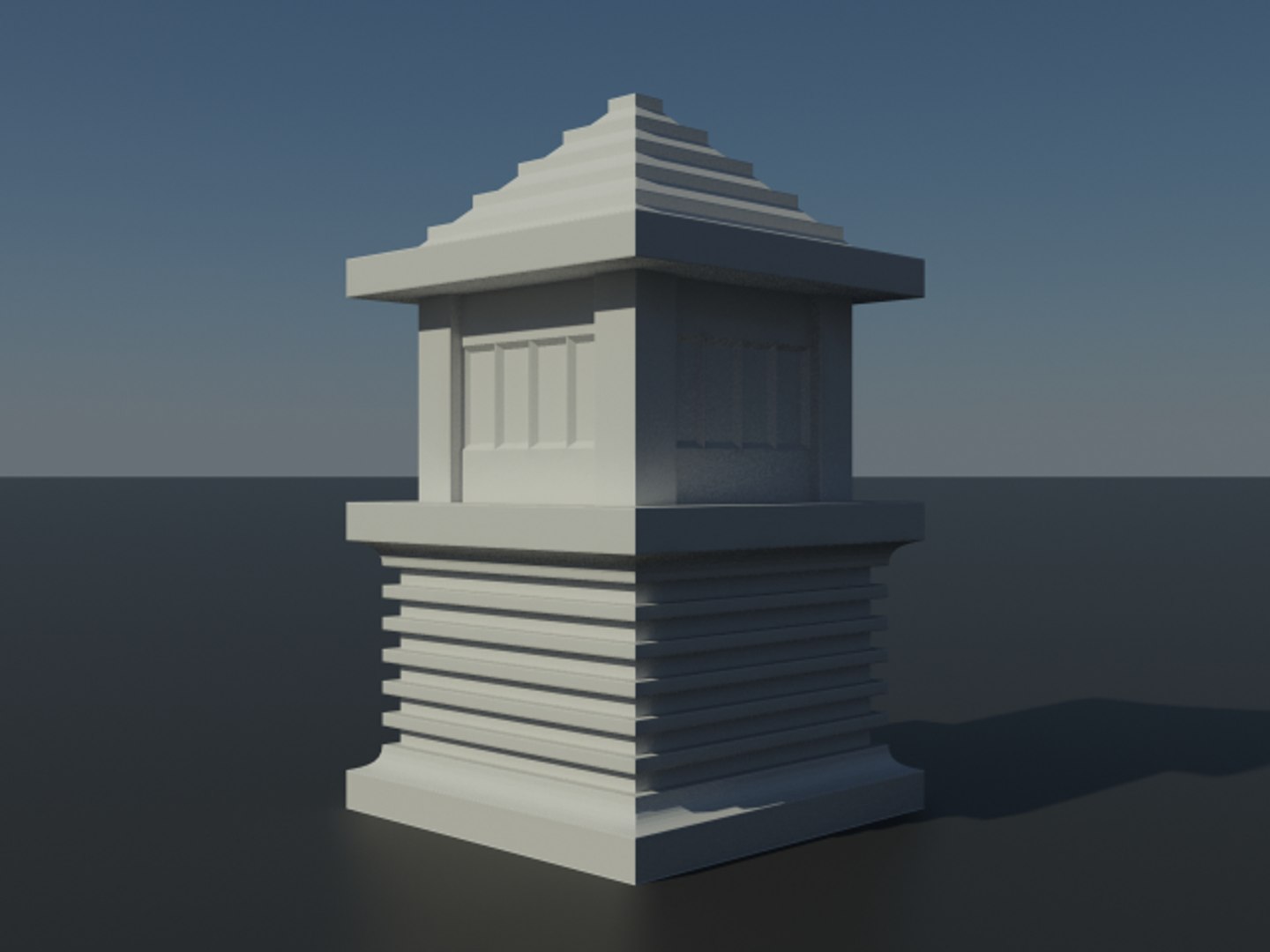 3ds Outdoor Pedestal