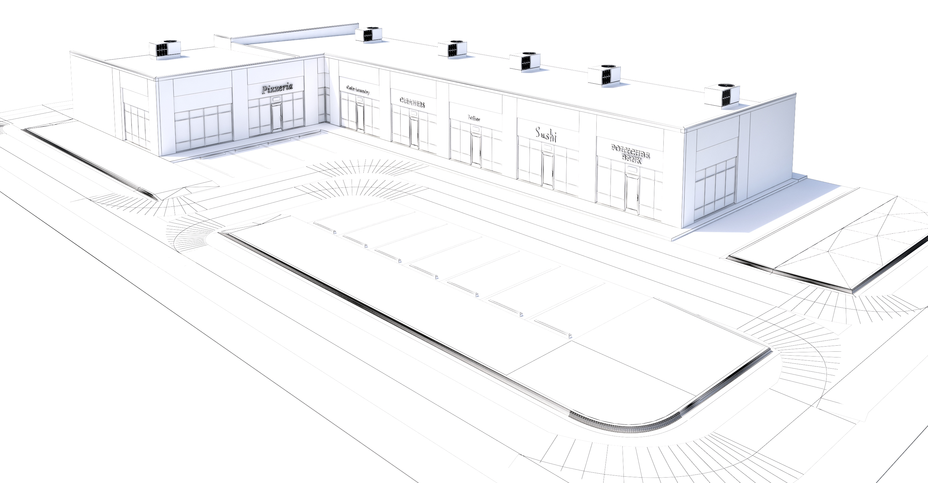 3D store mall retailer model - TurboSquid 1656434