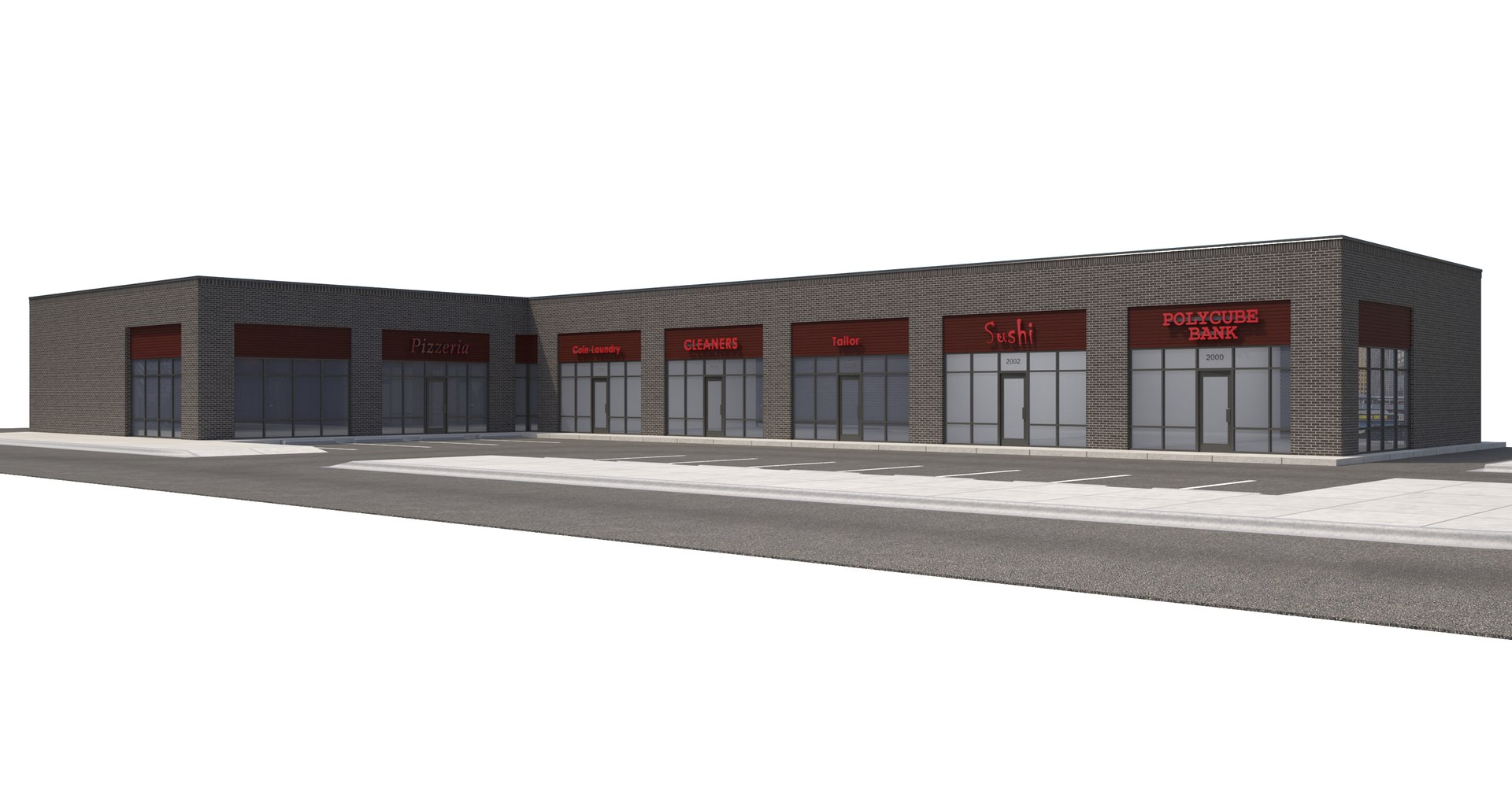 3D Store Mall Retailer Model - TurboSquid 1656434