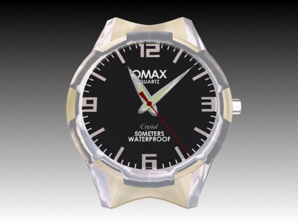 hand watch 3d max