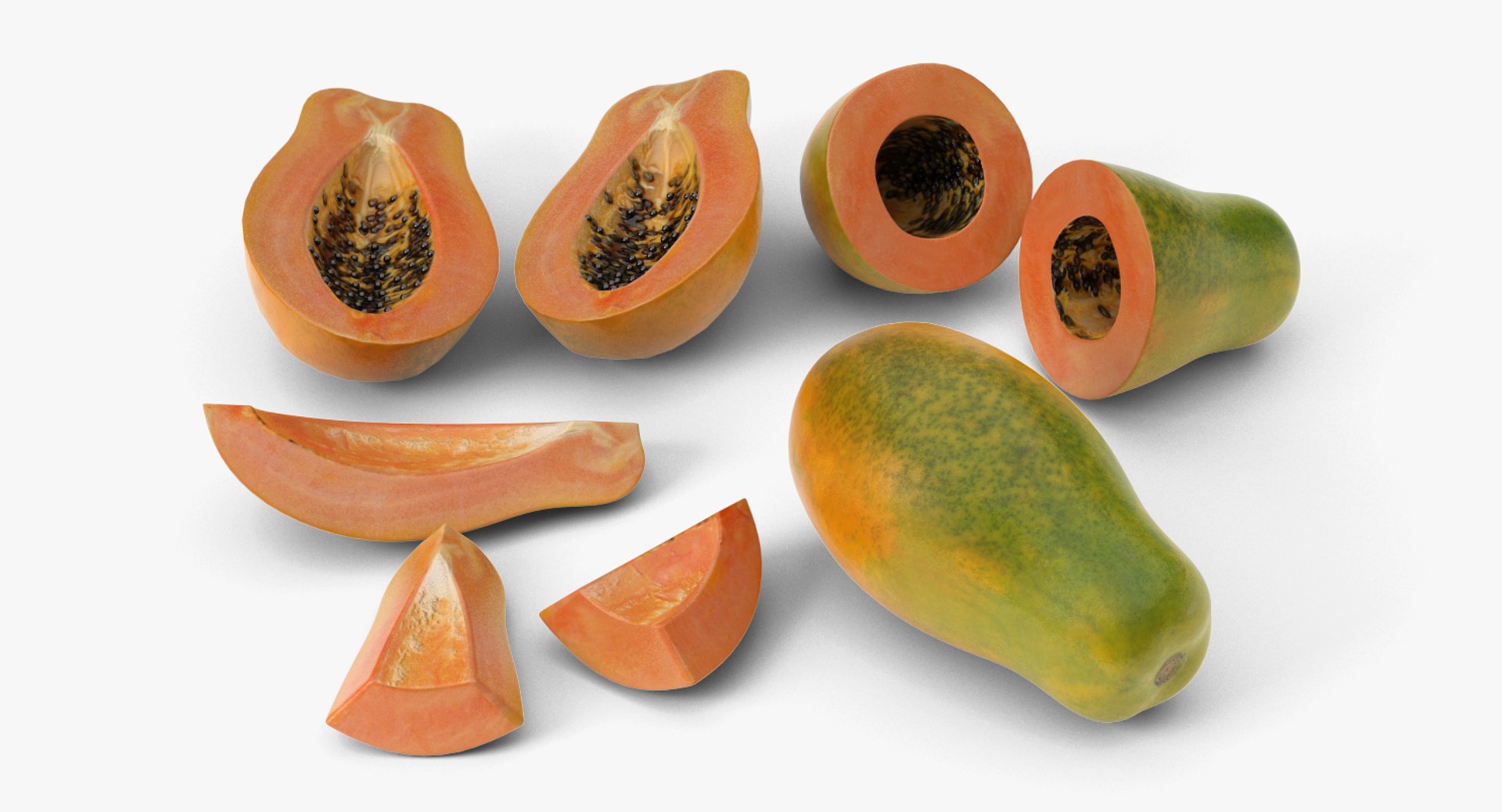 Tropical Fruits 3D Model - TurboSquid 1171529