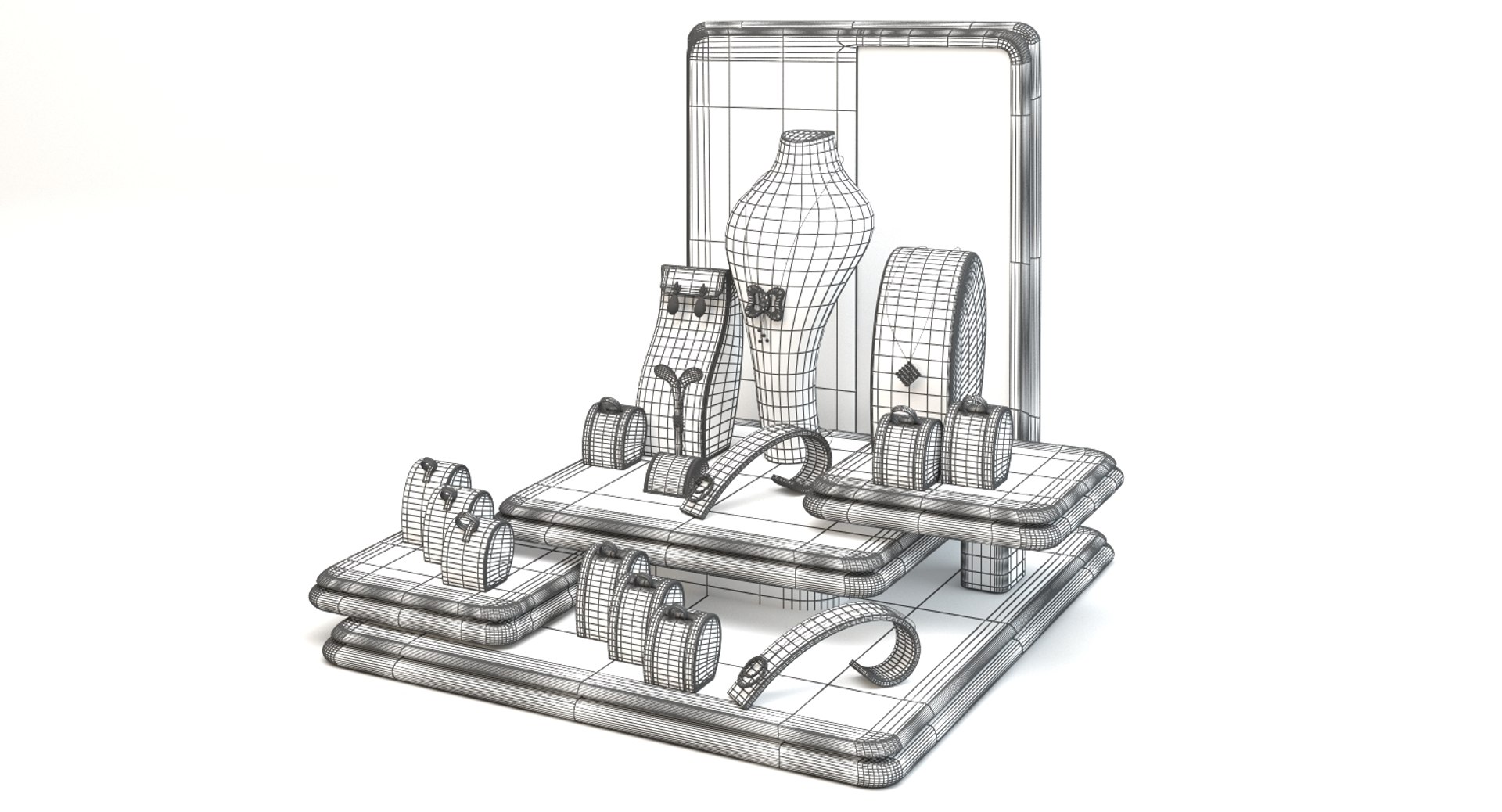 Jewel Display Diamond 3d Model