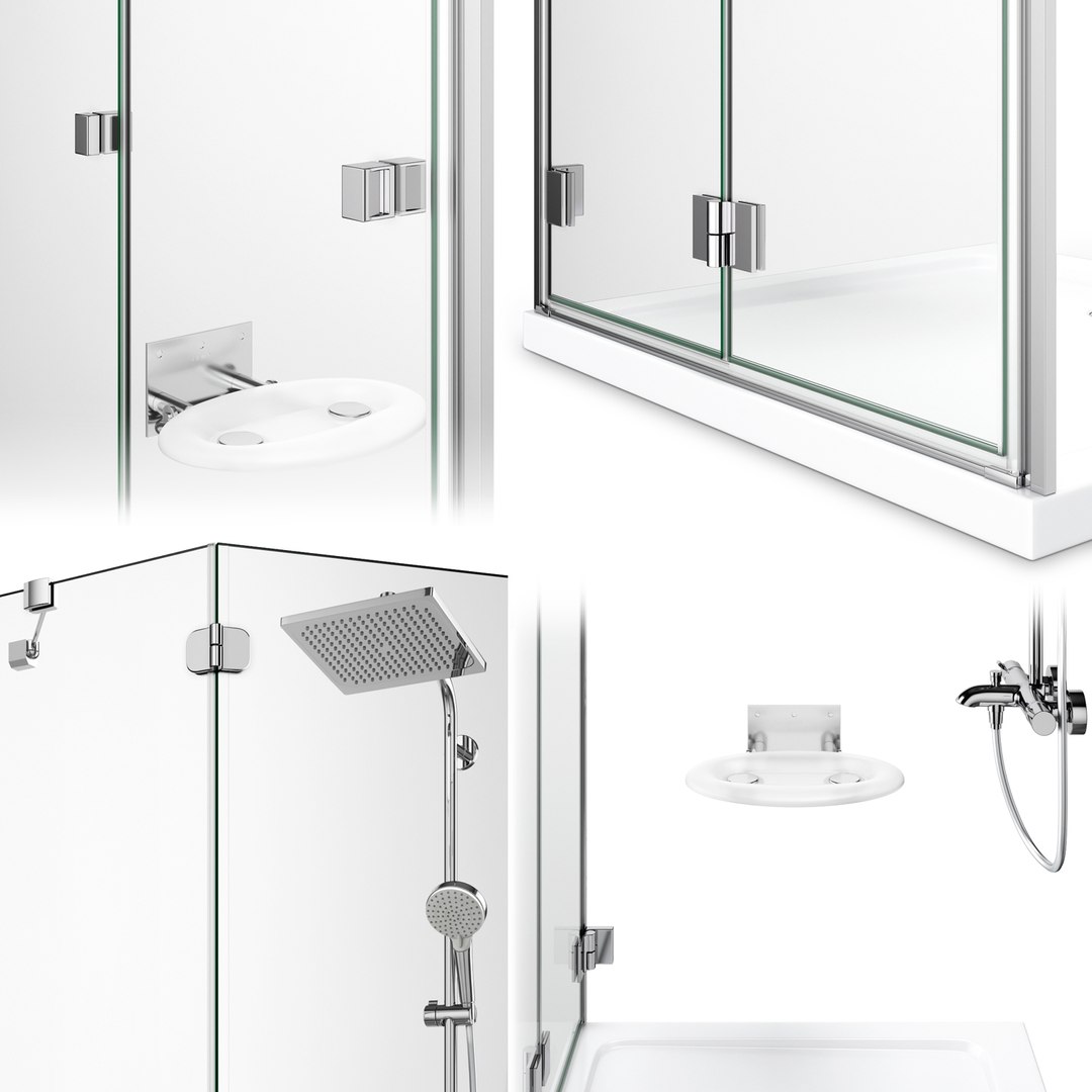 Cabin Showers Radaway Carena 3D Model - TurboSquid 2071881