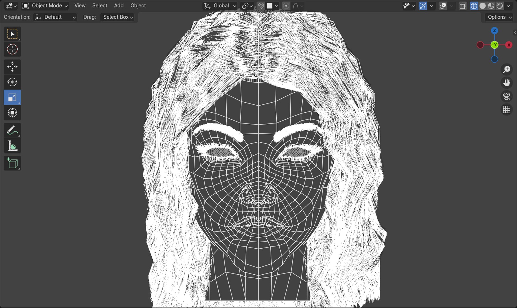 3D Real Female Head V2 - TurboSquid 2400842