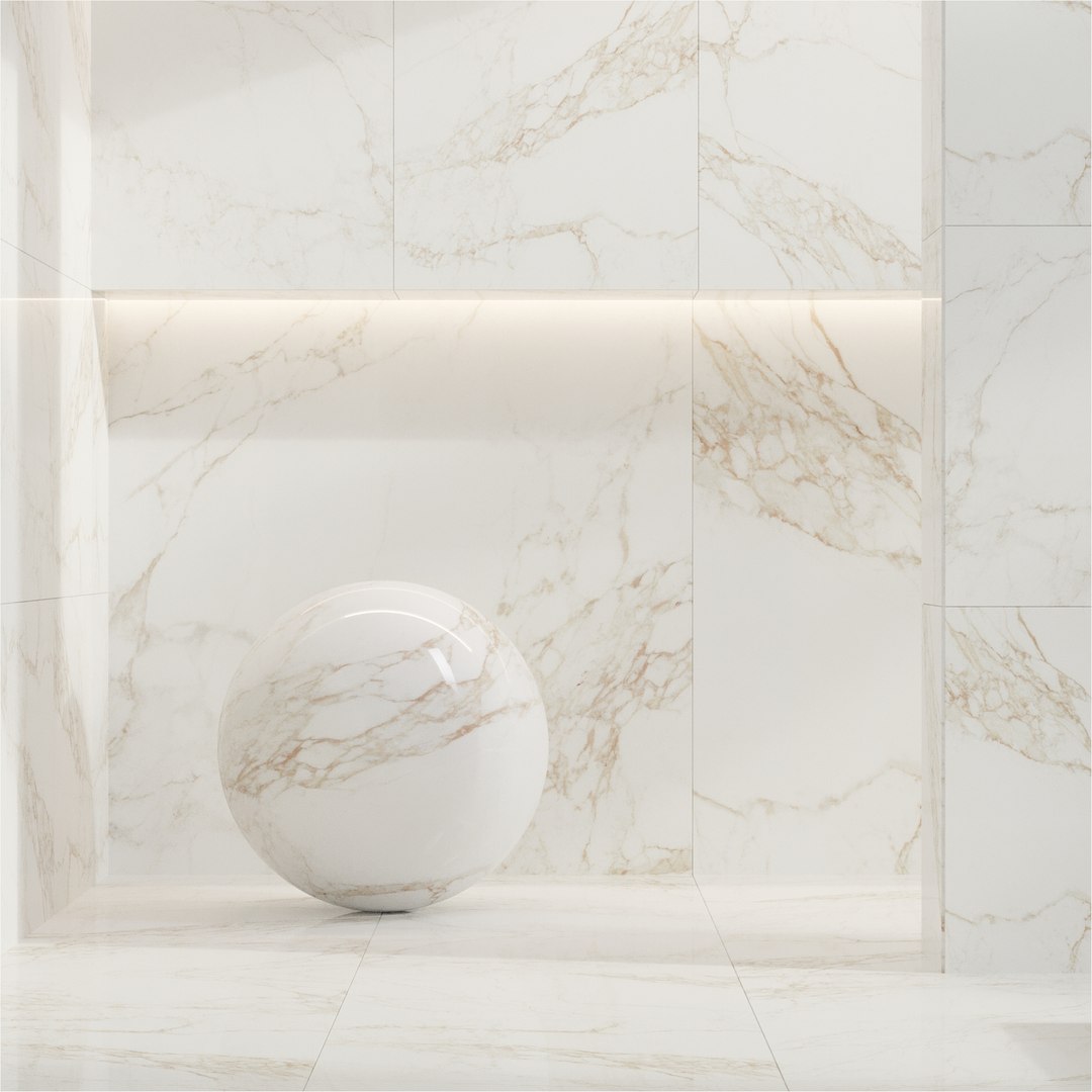 3D Cifre Ceramica Set 10 - Capraia Marble Bundle - Gold And White - 6k Textures - TurboSquid 2398290