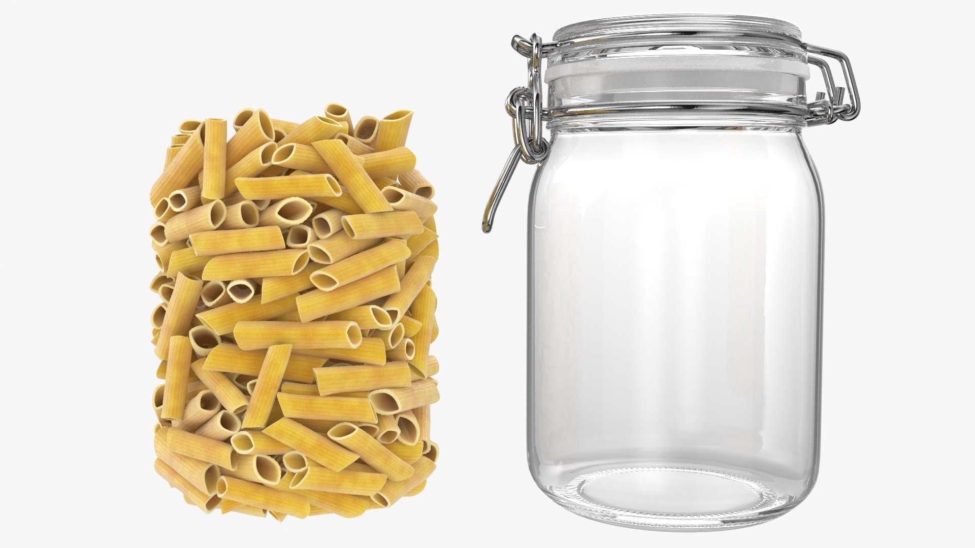 3D Model Penne Pasta Jar - TurboSquid 2219890
