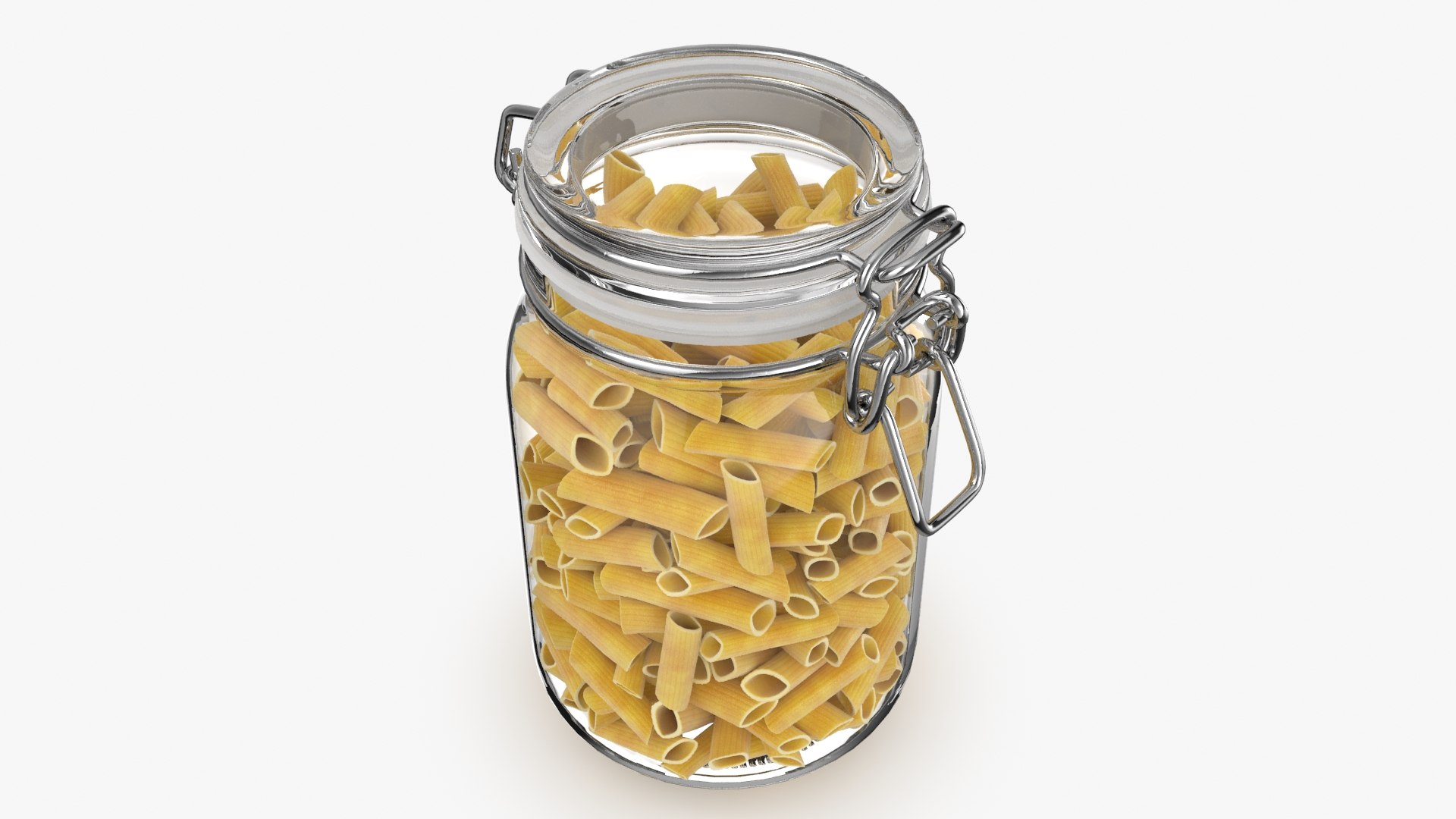 3D Model Penne Pasta Jar - TurboSquid 2219890