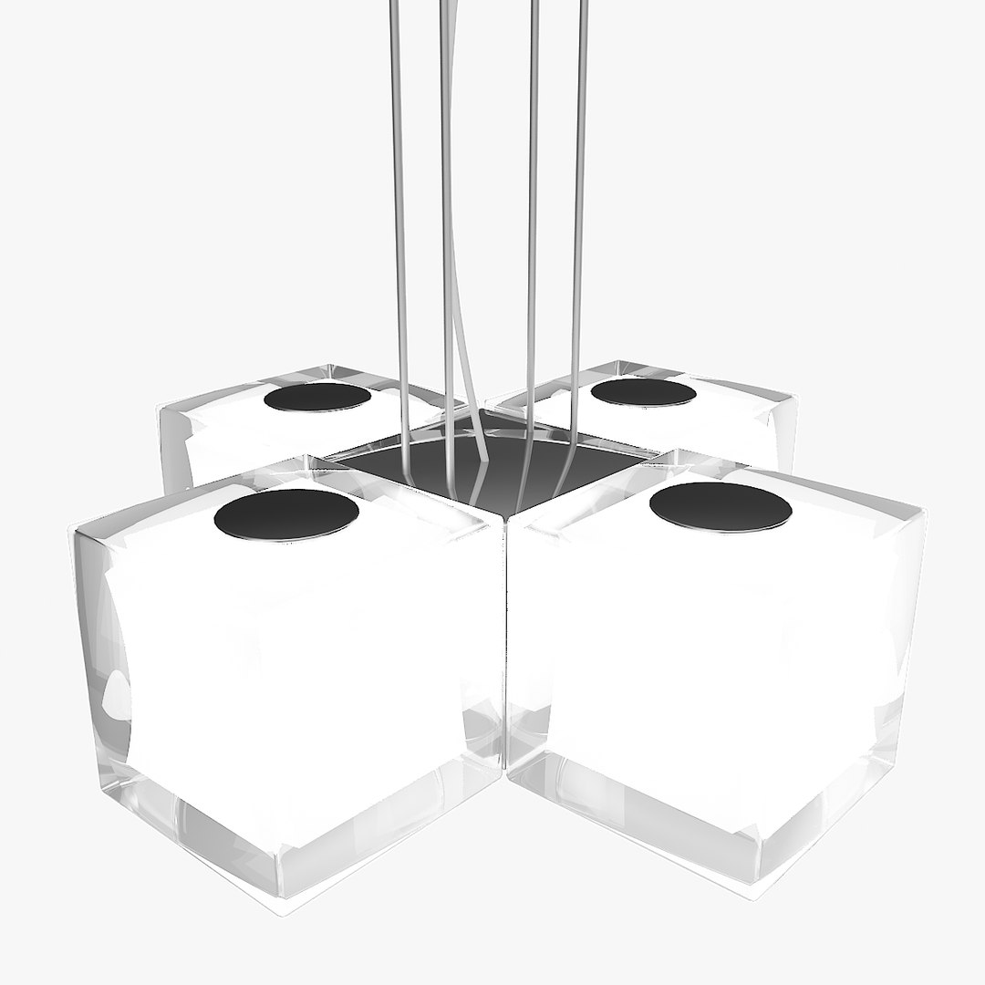 3D Spot Light Fixtures Cube Model - TurboSquid 1190702