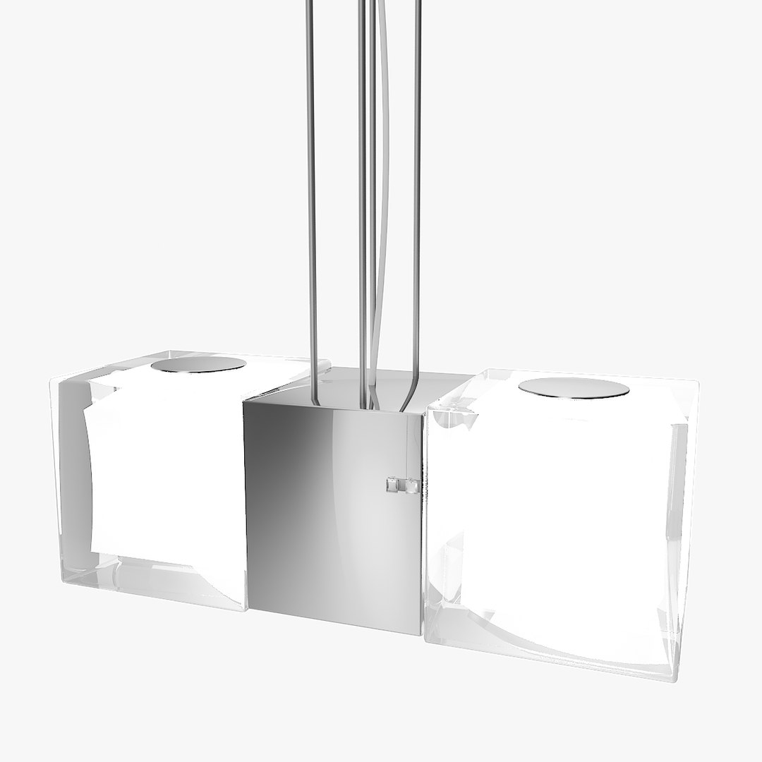 3D Spot Light Fixtures Cube Model - TurboSquid 1190702