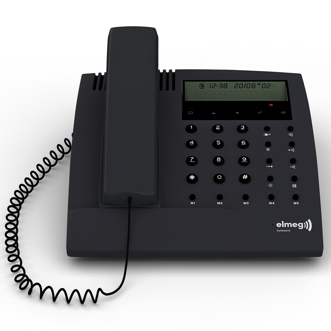 3d Max Ip Telephone Elmeg Ip290