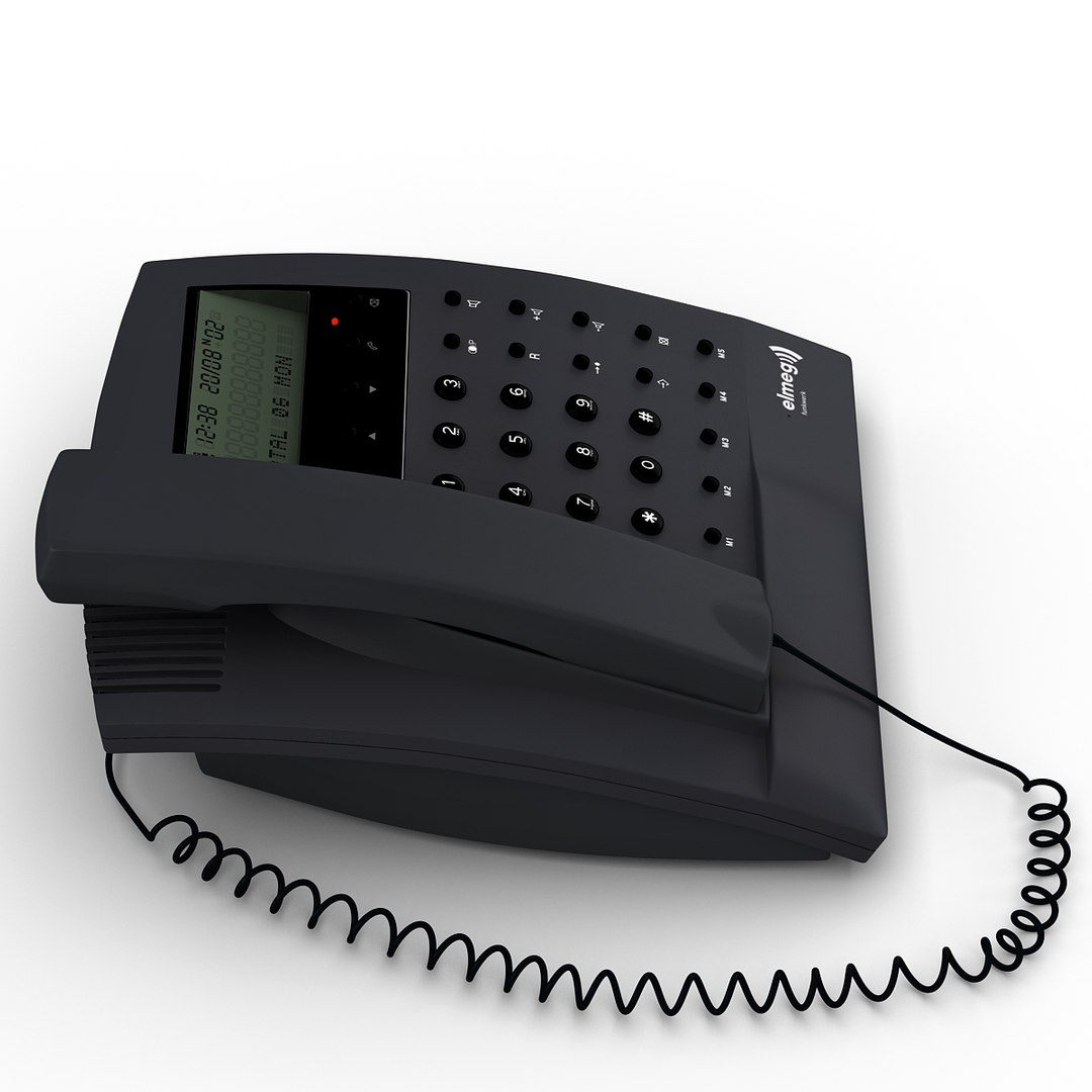 3d Max Ip Telephone Elmeg Ip290