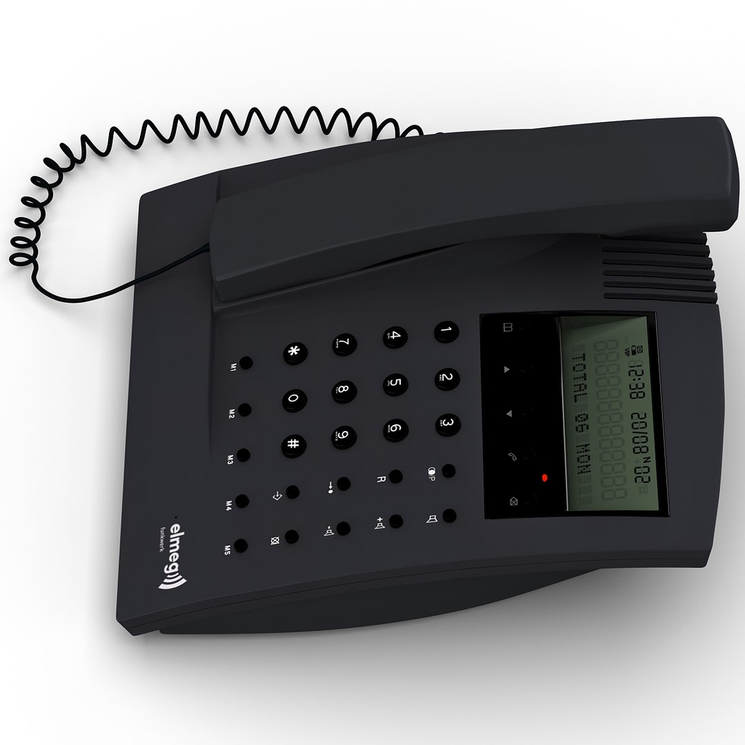 3d Max Ip Telephone Elmeg Ip290