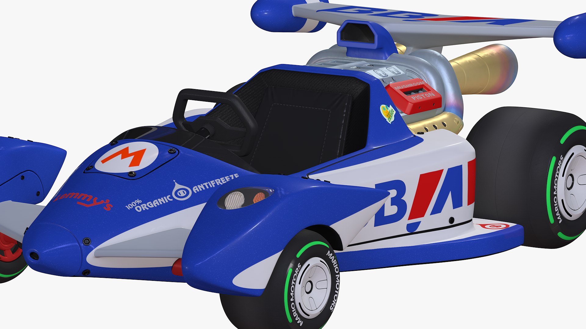 Super Mario Character Circuit Special Kart Vehicle Collection 3D Model ...