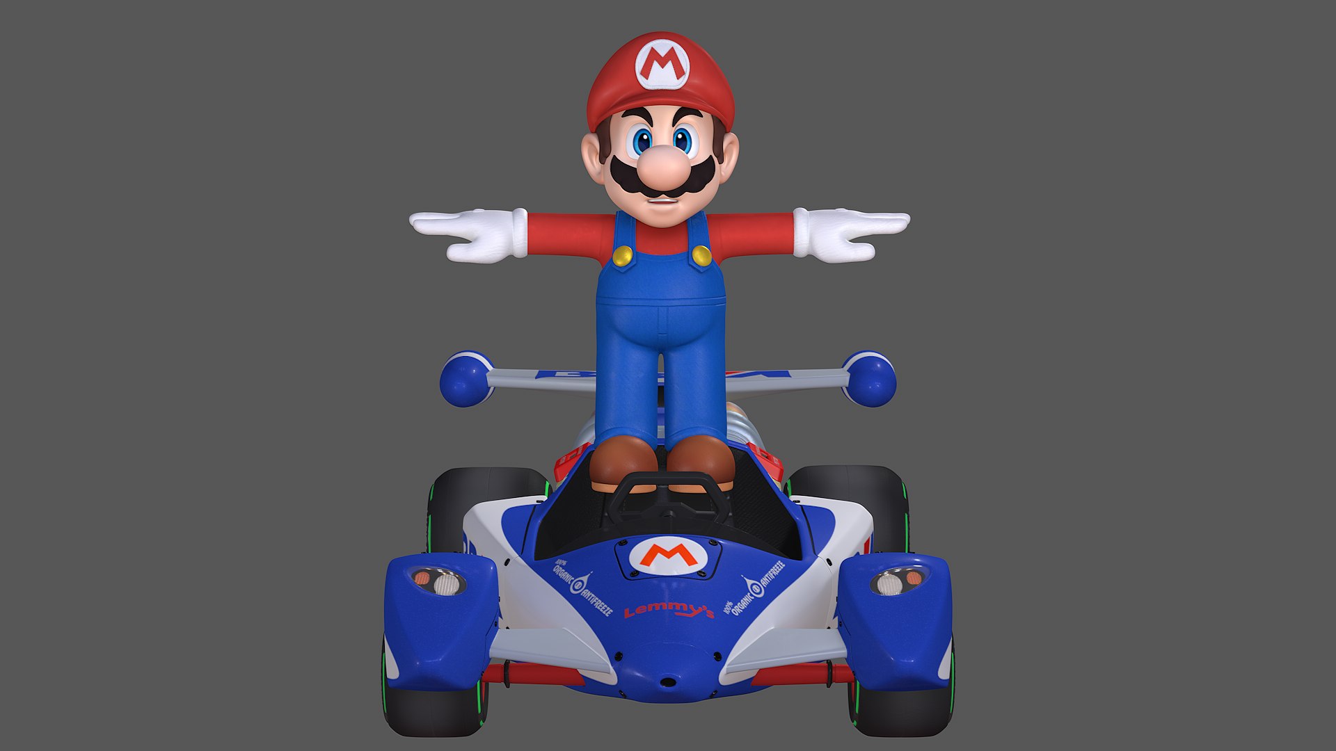 Super Mario Character Circuit Special Kart Vehicle Collection 3D Model ...