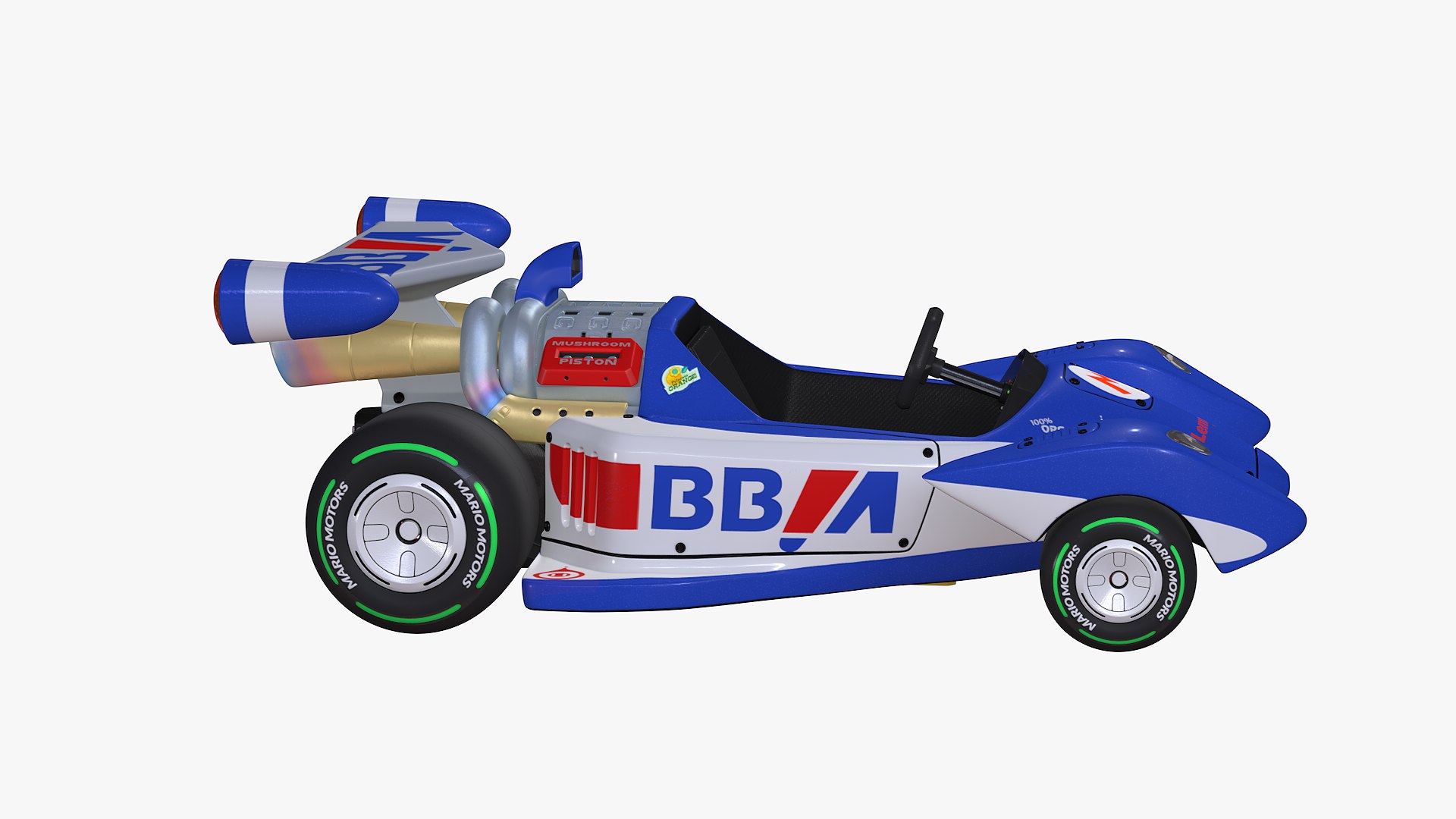 Super Mario Character Circuit Special Kart Vehicle Collection 3D Model ...