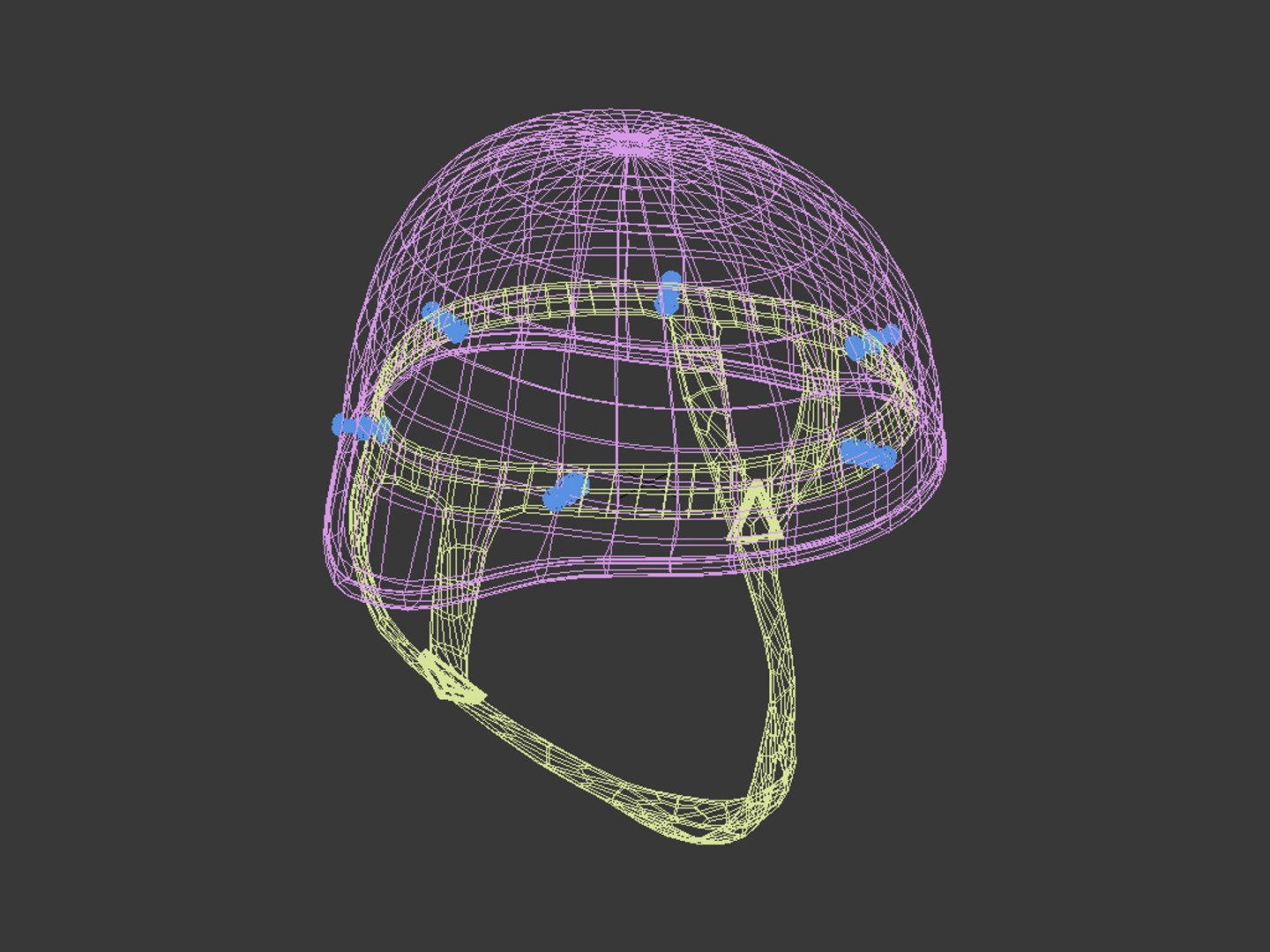 Russian Airborne Helmet 3d Model