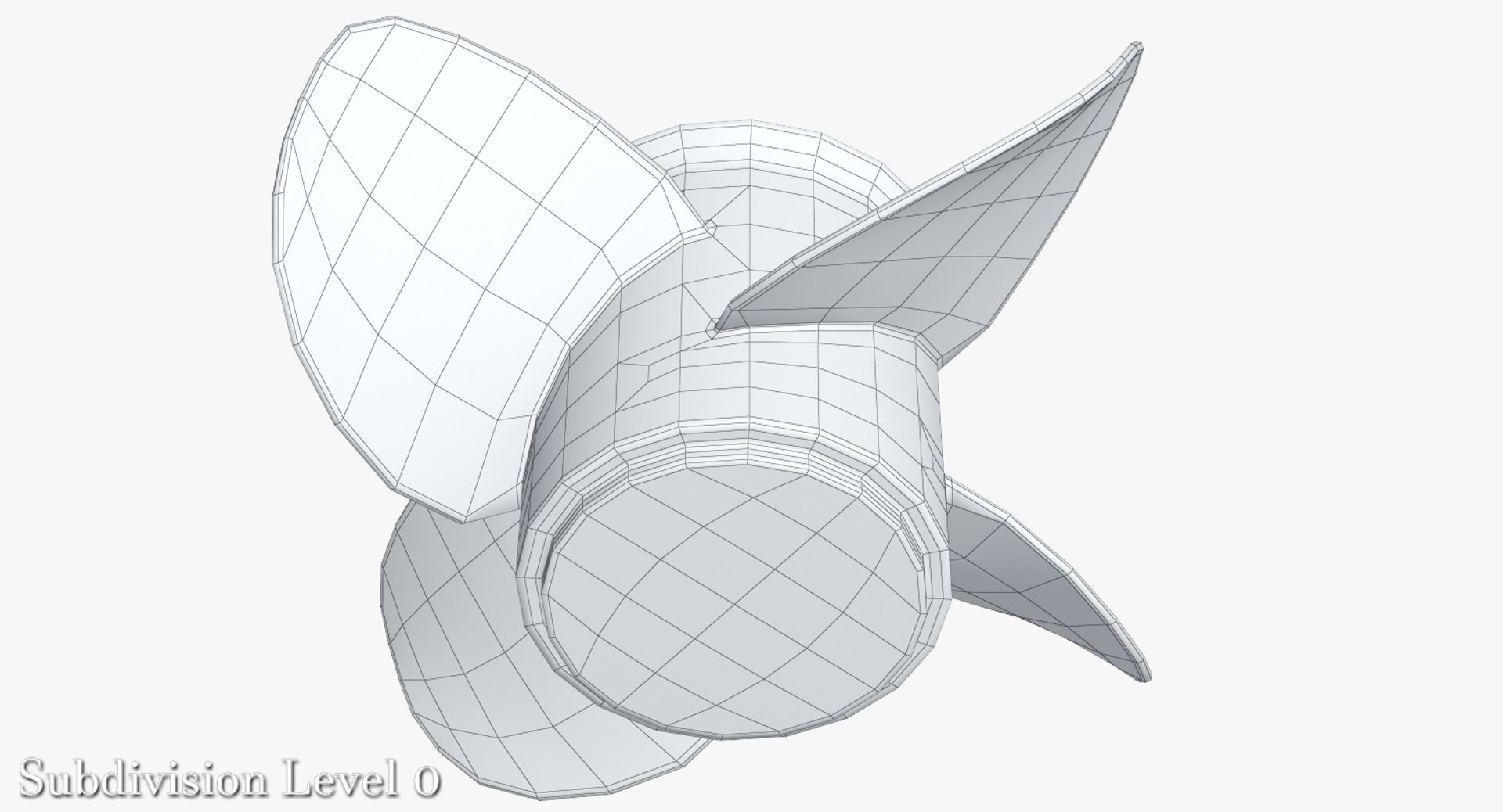 3d boat propeller model