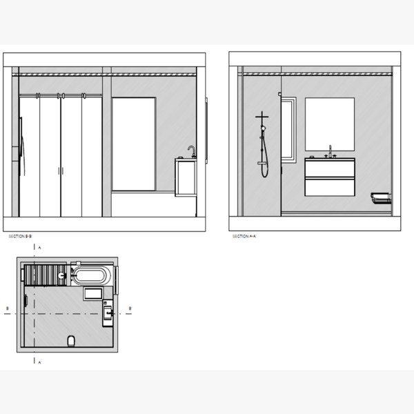 modelo 3d Colección completa de baño Revit - TurboSquid 1967561