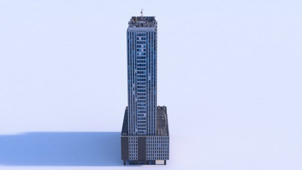 3D model skyscraper building 16 - TurboSquid 1527910