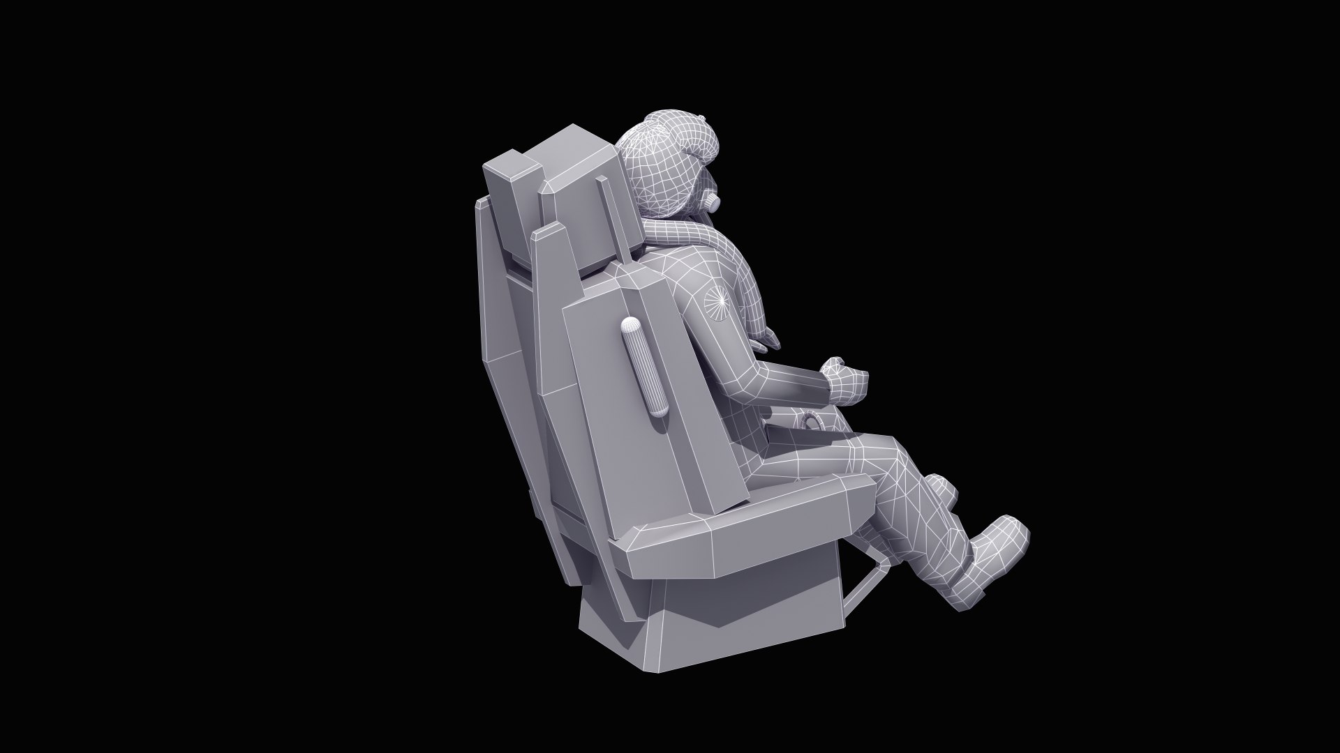3D Jet Pilot and Ejector Seat - TurboSquid 2144712