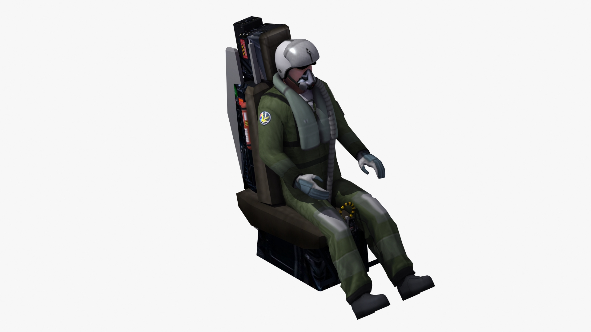 3D Jet Pilot And Ejector Seat - TurboSquid 2144712