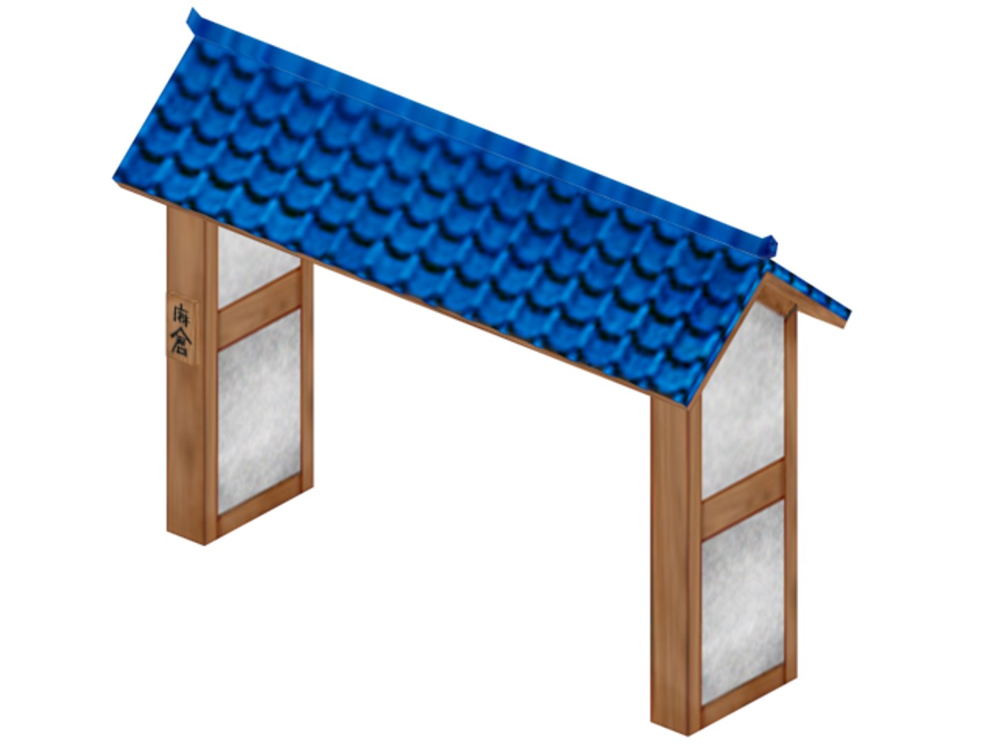 Oriental Gate 3d Max