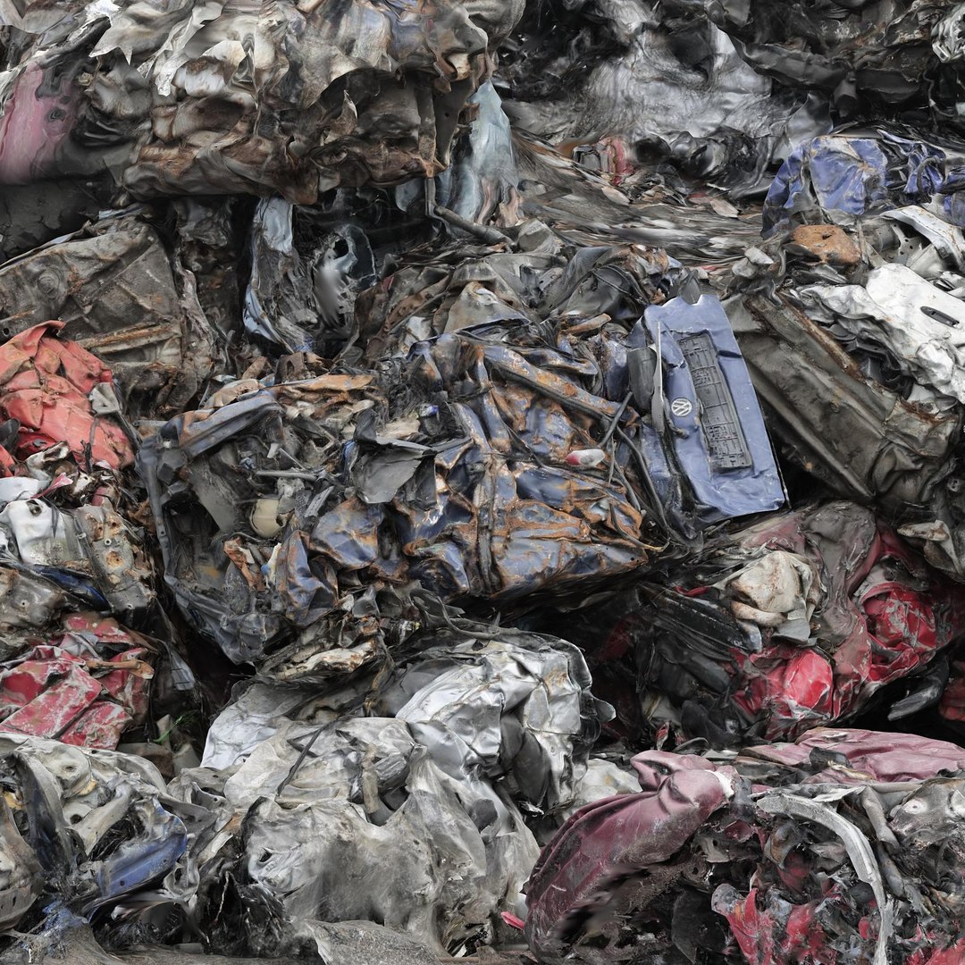 3D Crushed Cars Heap Industrial Garbage Heap - TurboSquid 2233453