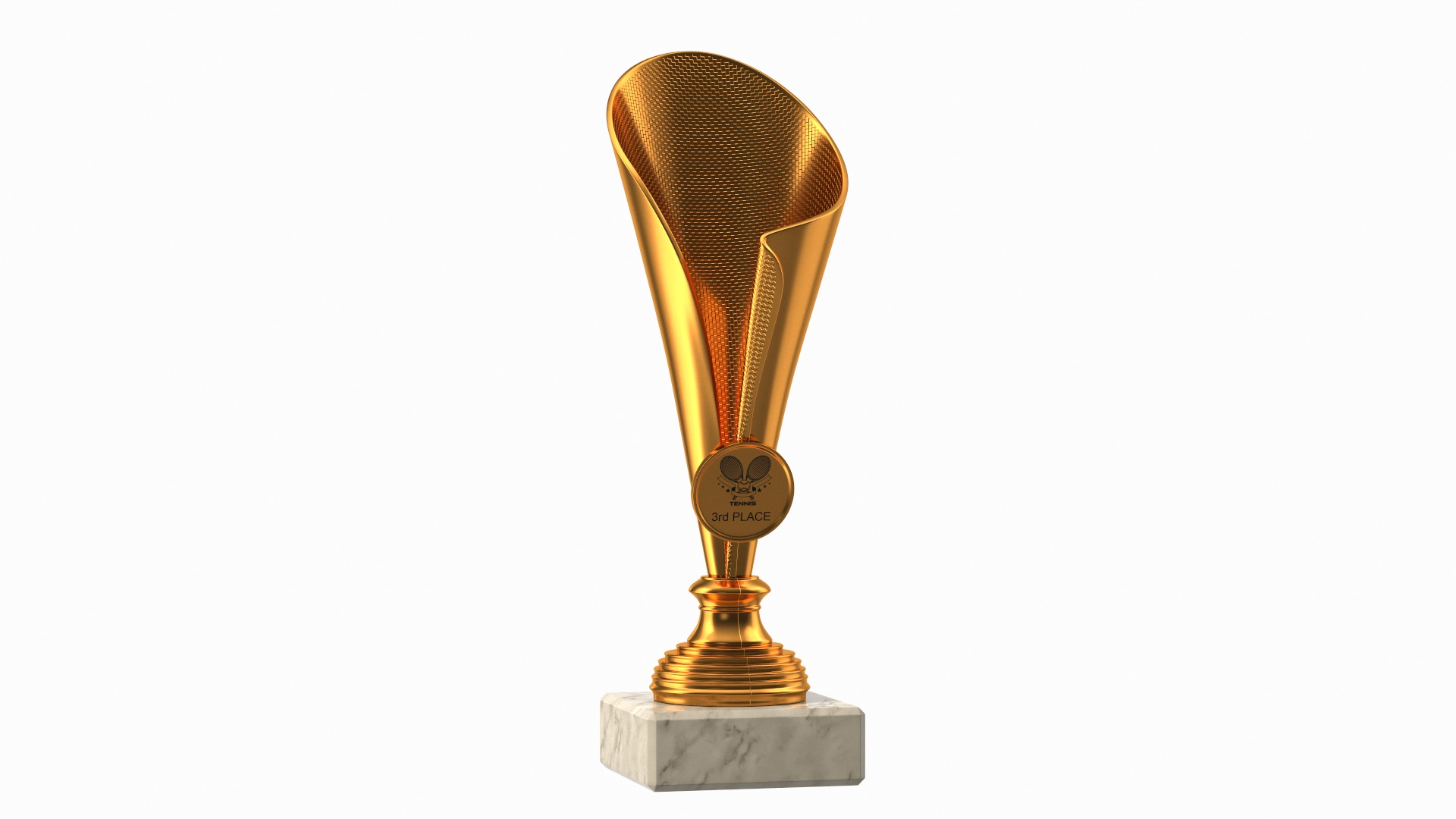 3D model Sports Cup With Symbol Bronze - TurboSquid 1944766