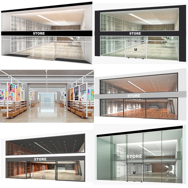 Low Poly Mall 3D Models for Download | TurboSquid