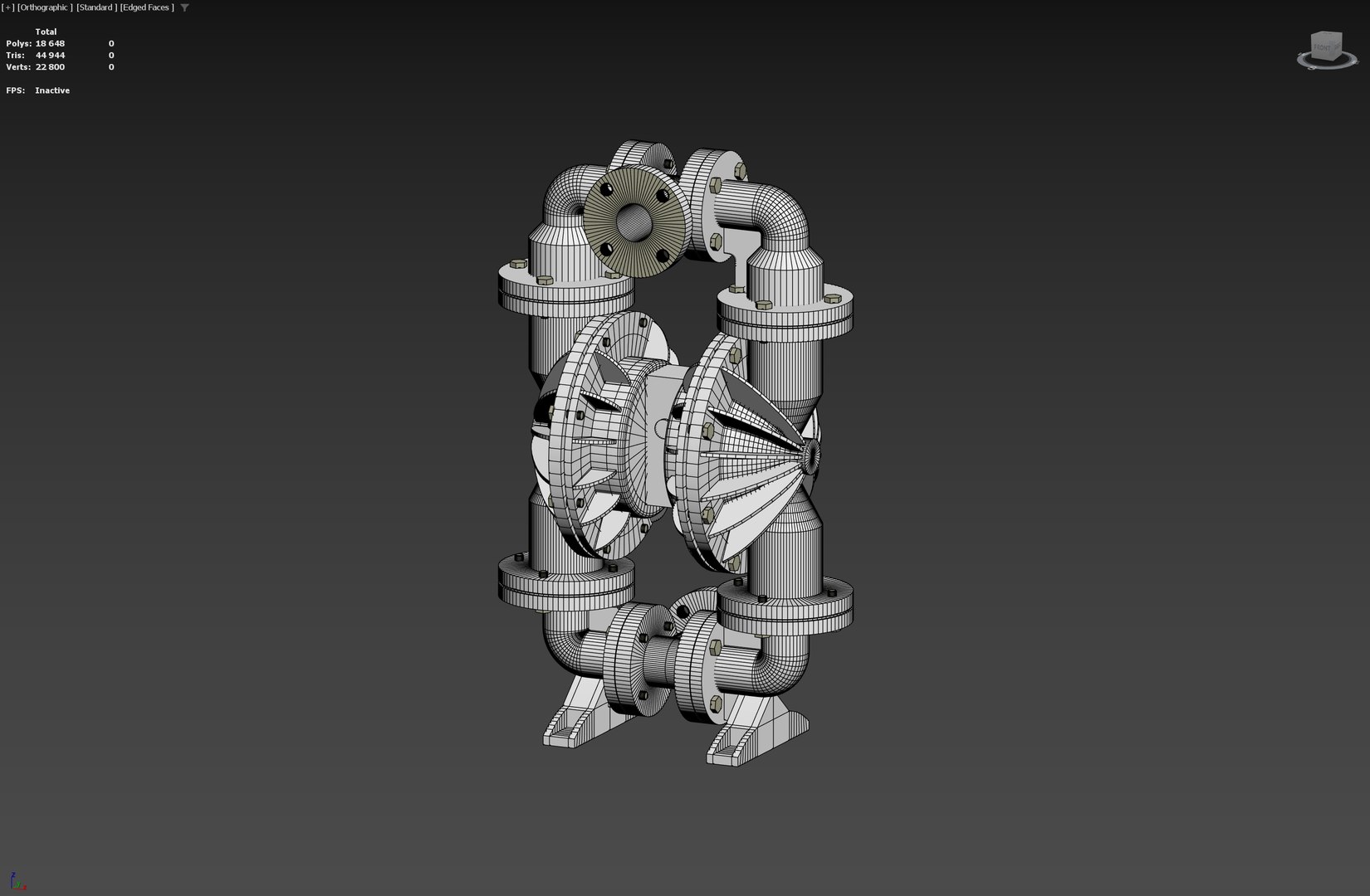 3D Model Diaphragm Pump - TurboSquid 2191636