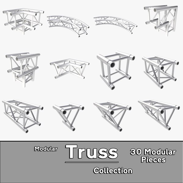 3d truss model