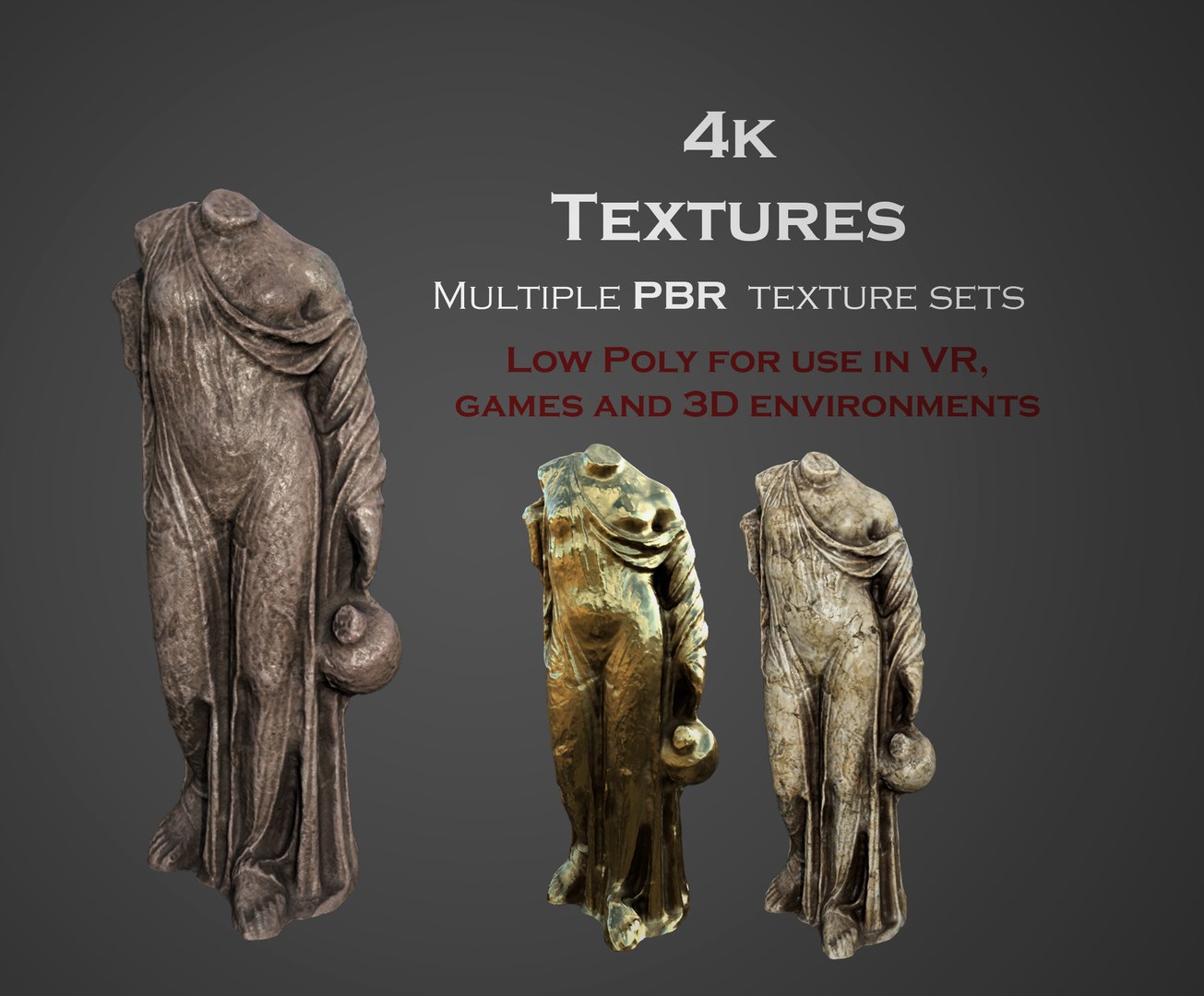 Statue Of Aphrodite 4 3D Model - TurboSquid 1822268