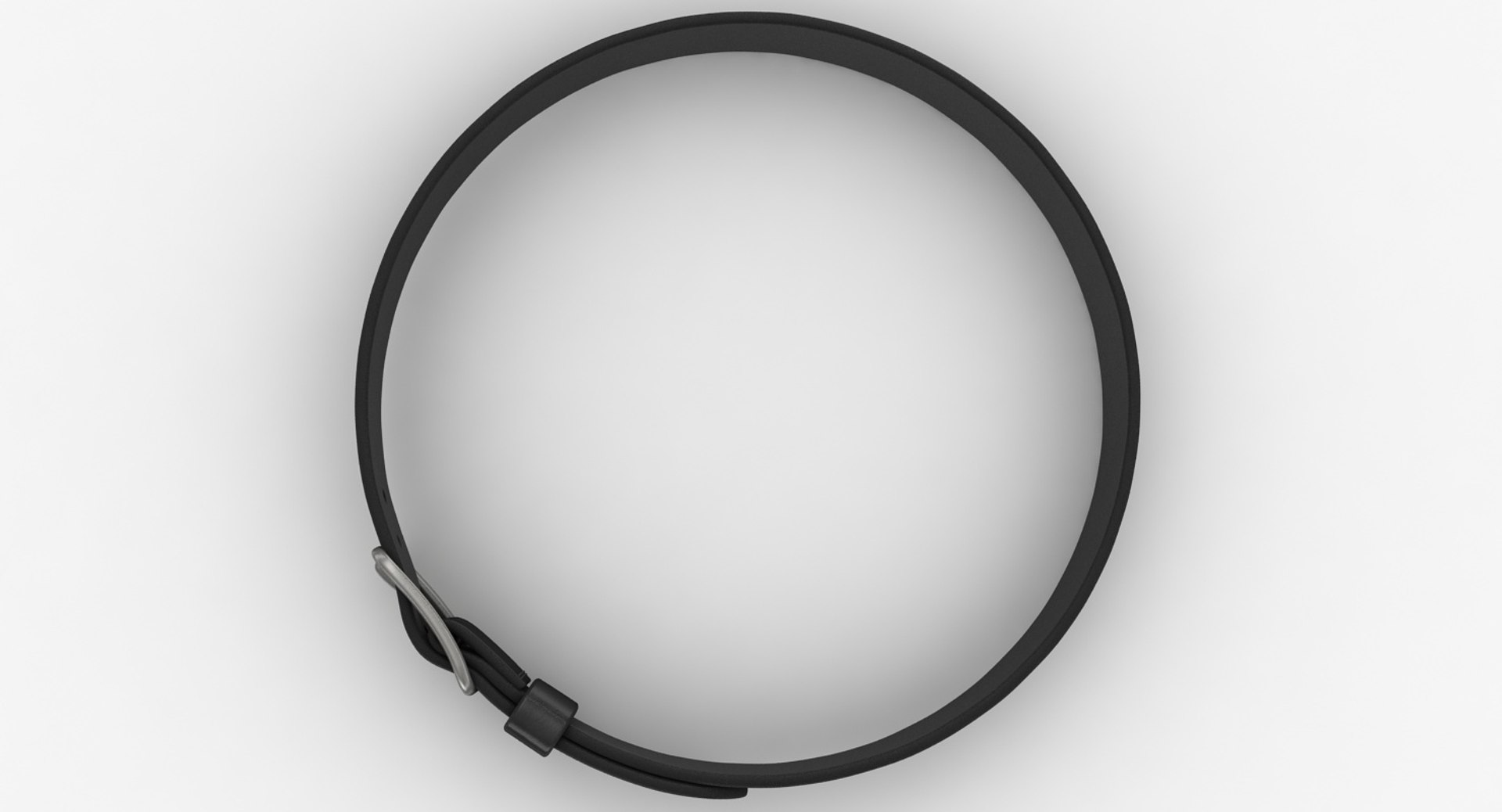 3d Model Realistic Belt 2 Black