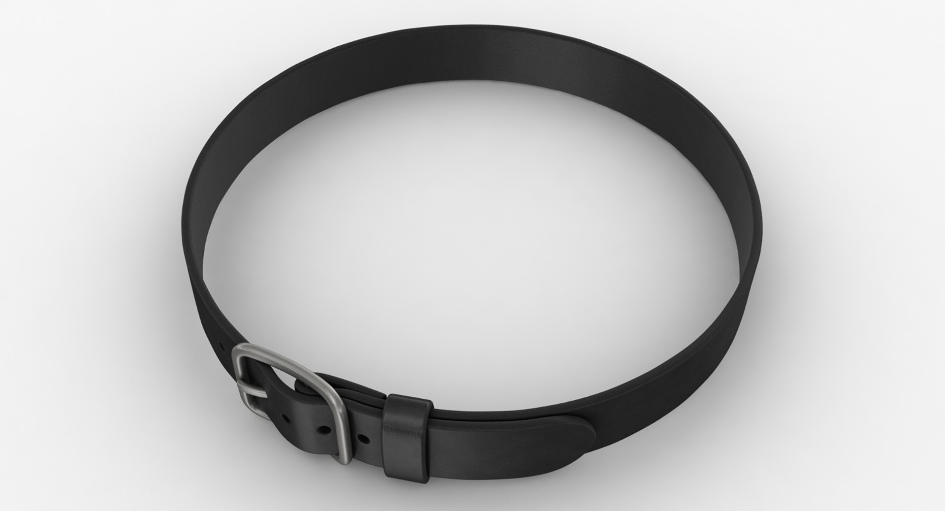 3d Model Realistic Belt 2 Black
