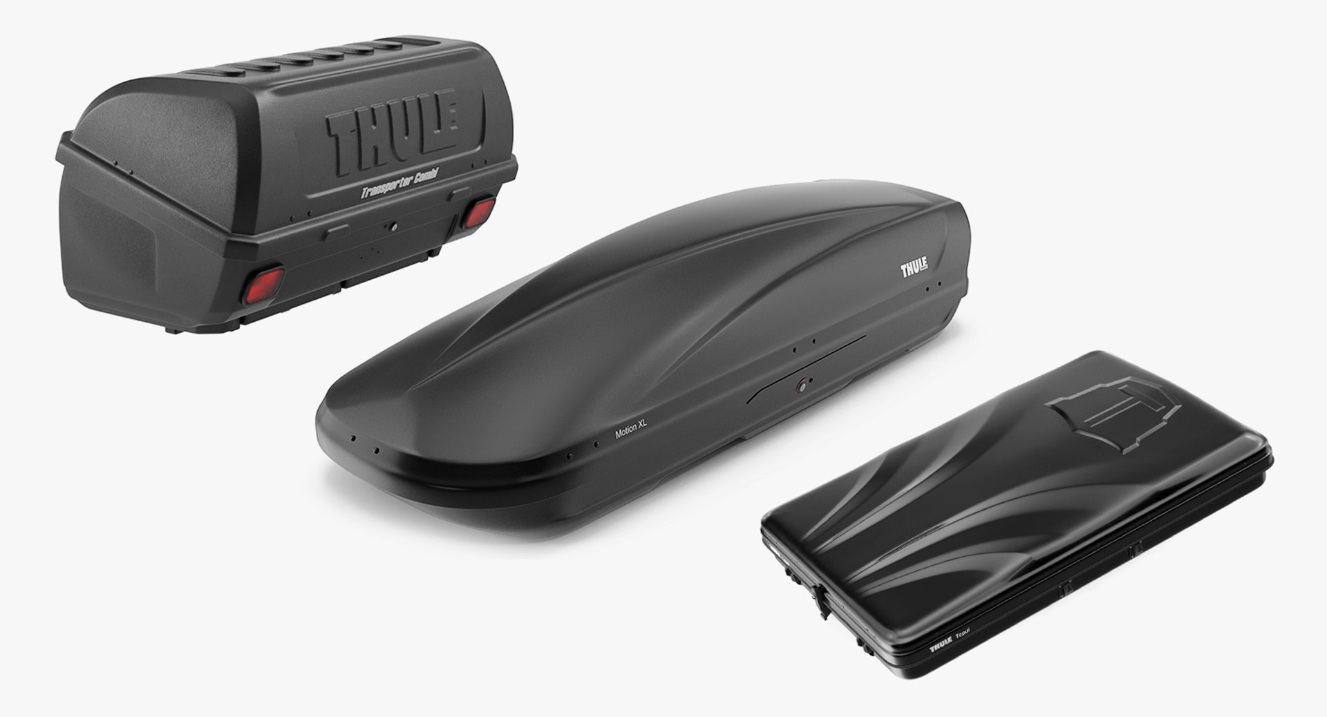 Thule Roof Boxes Collection 3D Model - TurboSquid 2374327