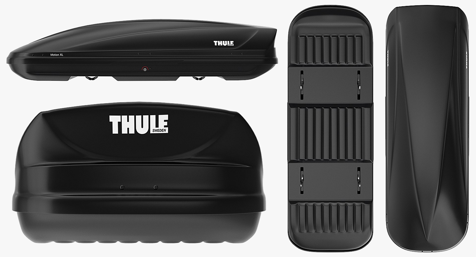 Thule Roof Boxes Collection 3D Model - TurboSquid 2374327