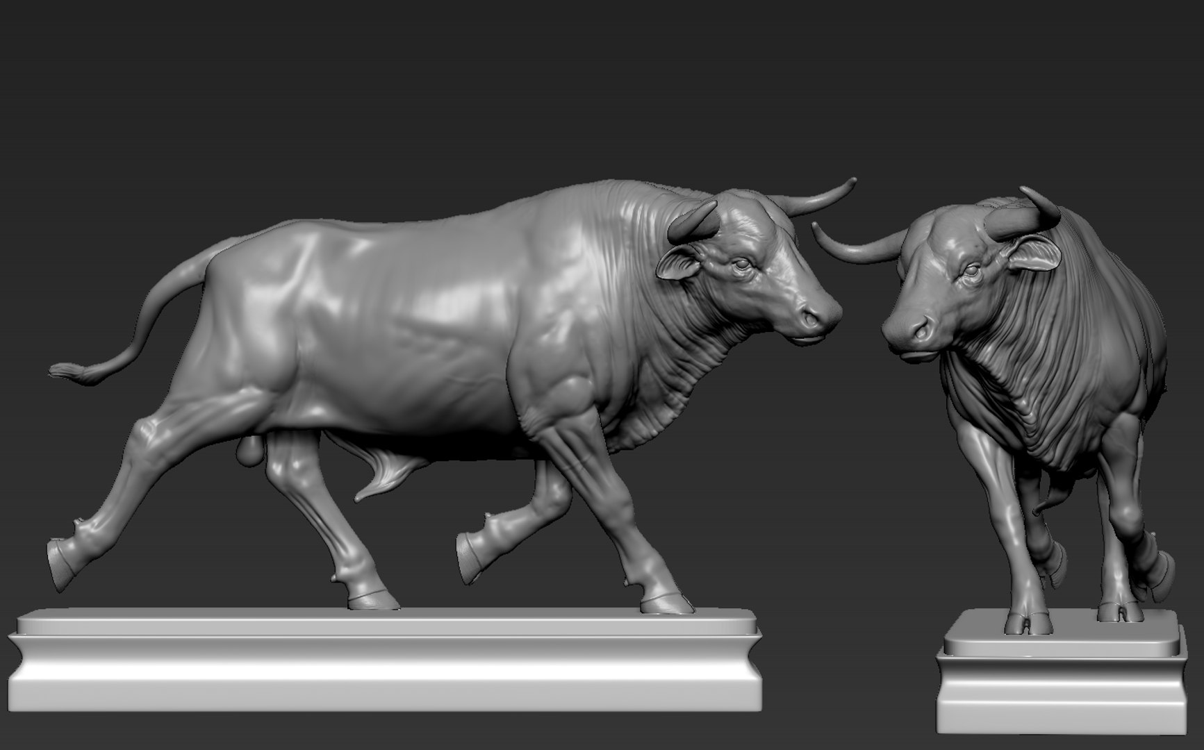Bull 3D Model - TurboSquid 1744845