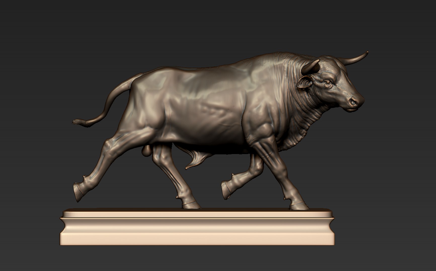Bull 3D Model - TurboSquid 1744845