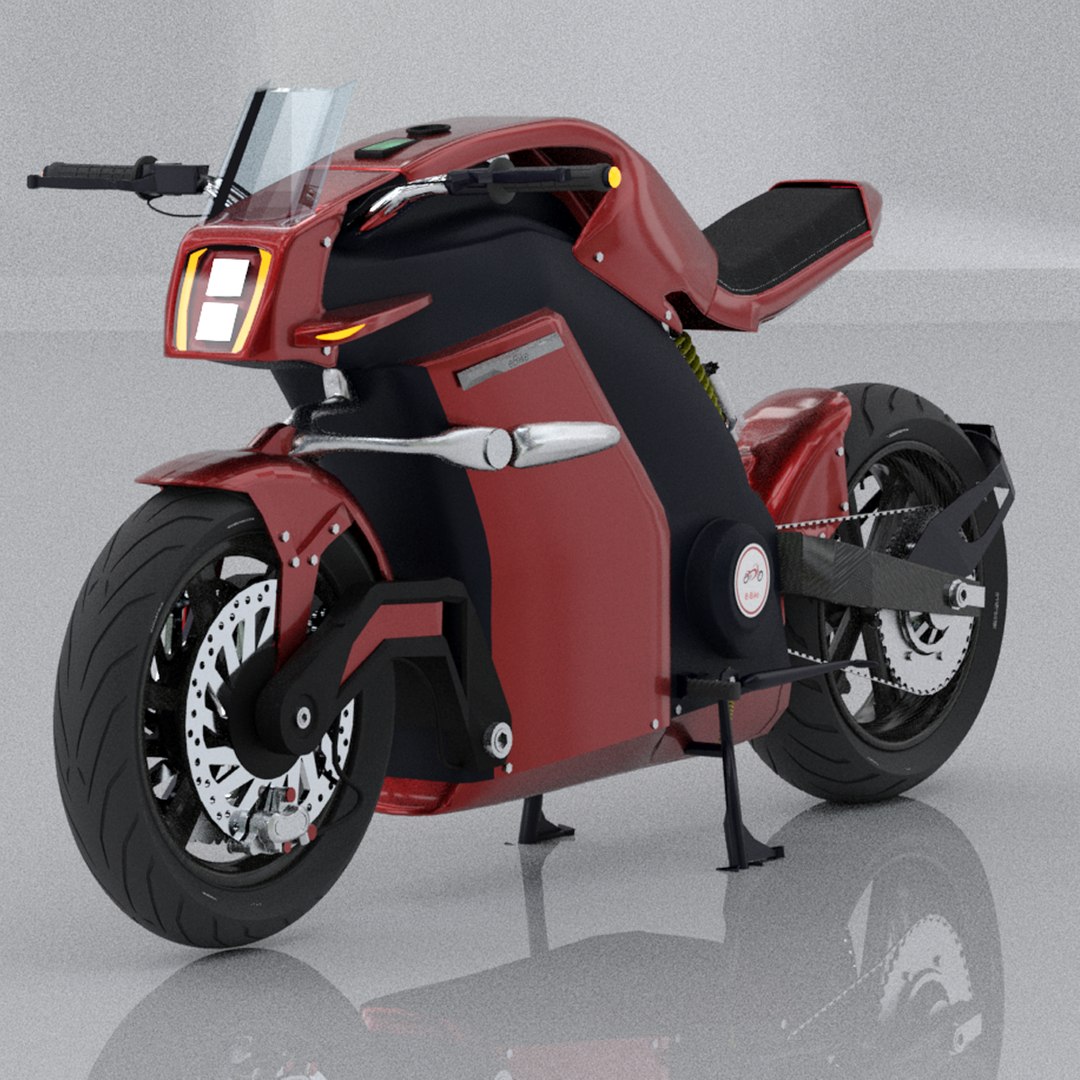 modelo 3d Electric Motor Bike - TurboSquid 2006567