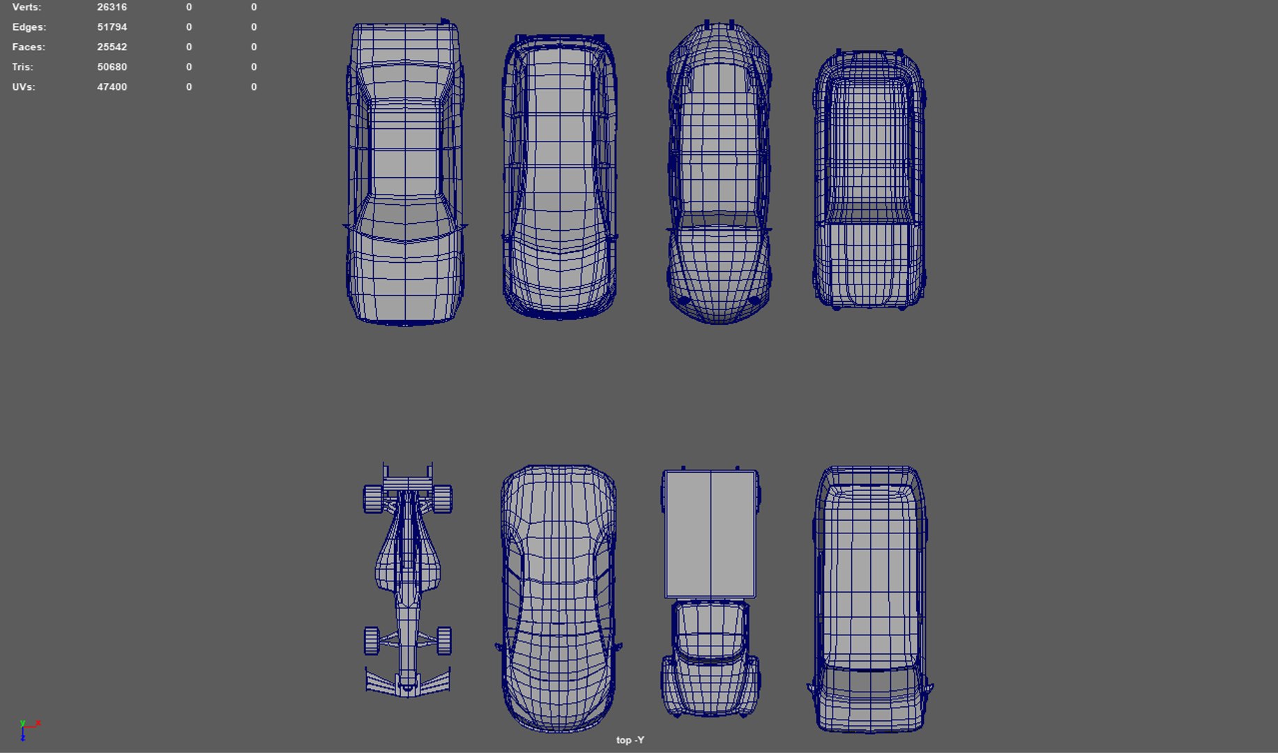 Low Poly Cars Pack 01 Model - TurboSquid 2067365