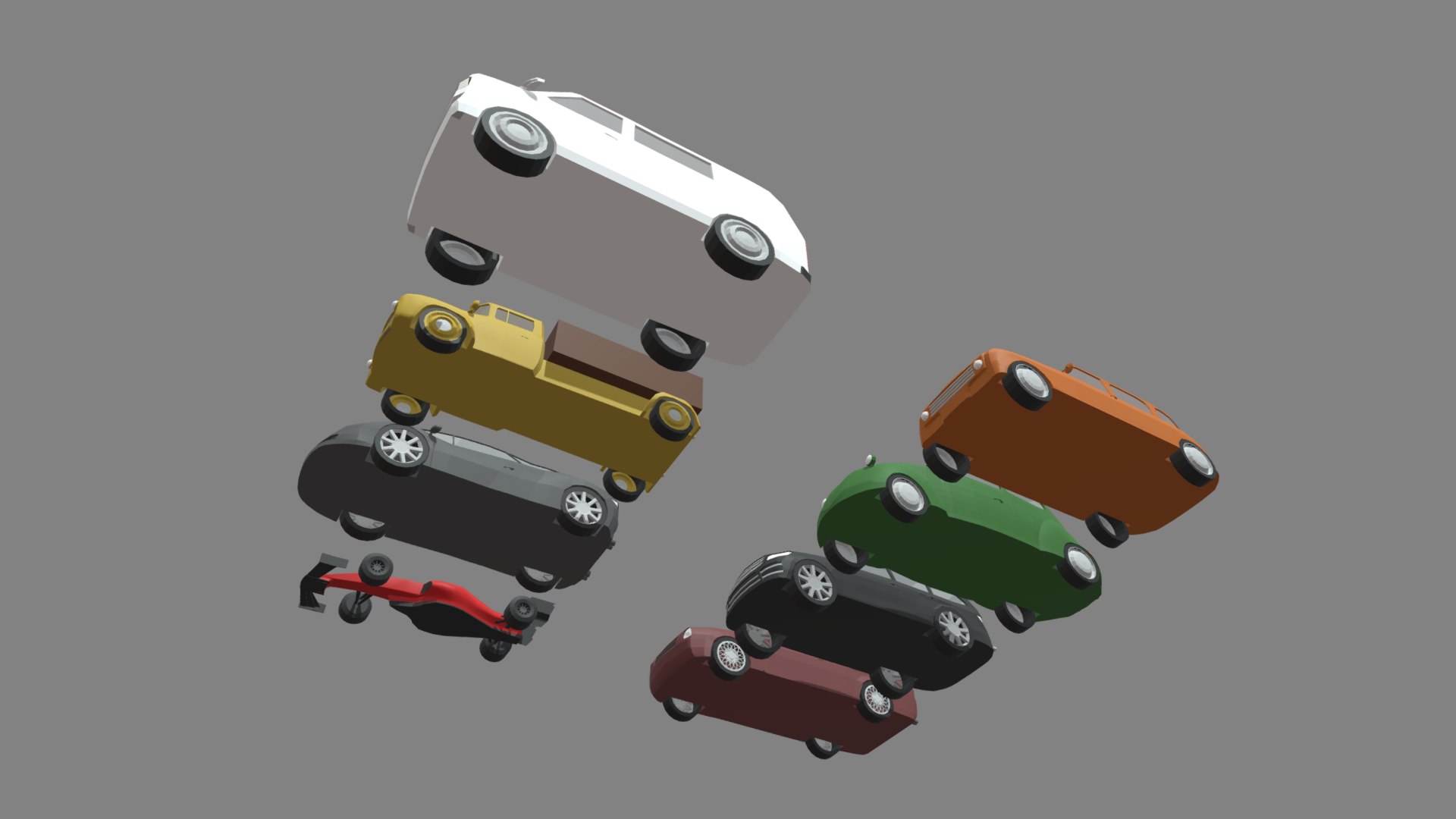 Low Poly Cars Pack 01 Model - TurboSquid 2067365