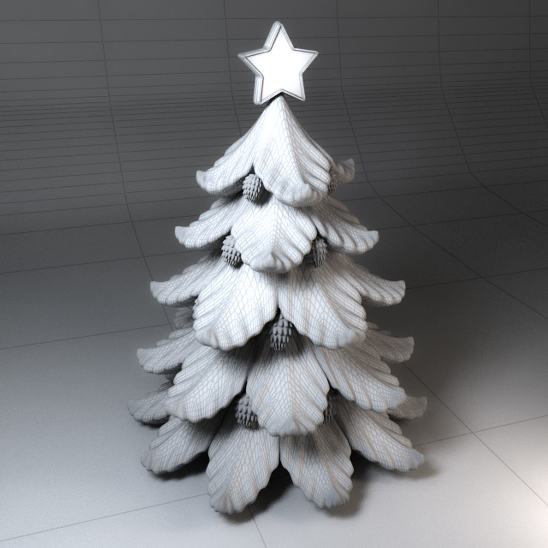 Fir-tree 3d Max