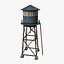 3d Water Tower Model